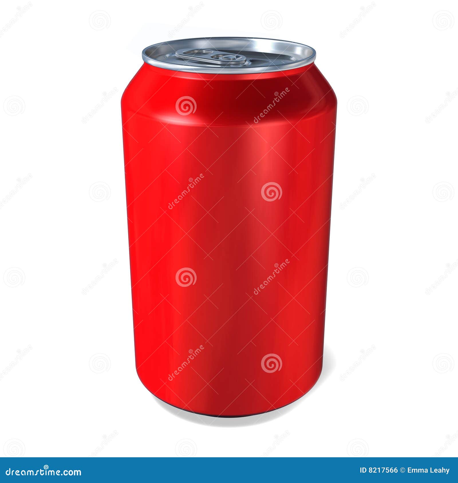 Metal Drinks Can in Red stock illustration. Illustration of mock - 8217566