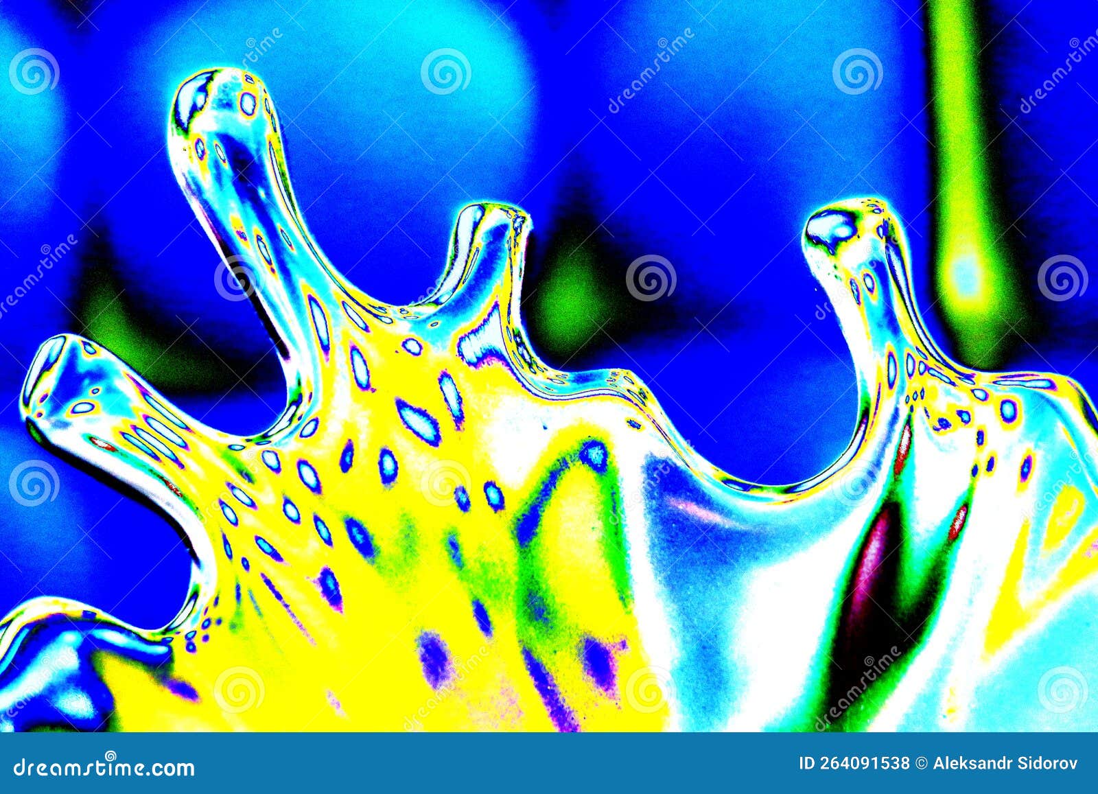 Metal Drop Splash in Hardened StateSplashes of Metal Drops in a ...