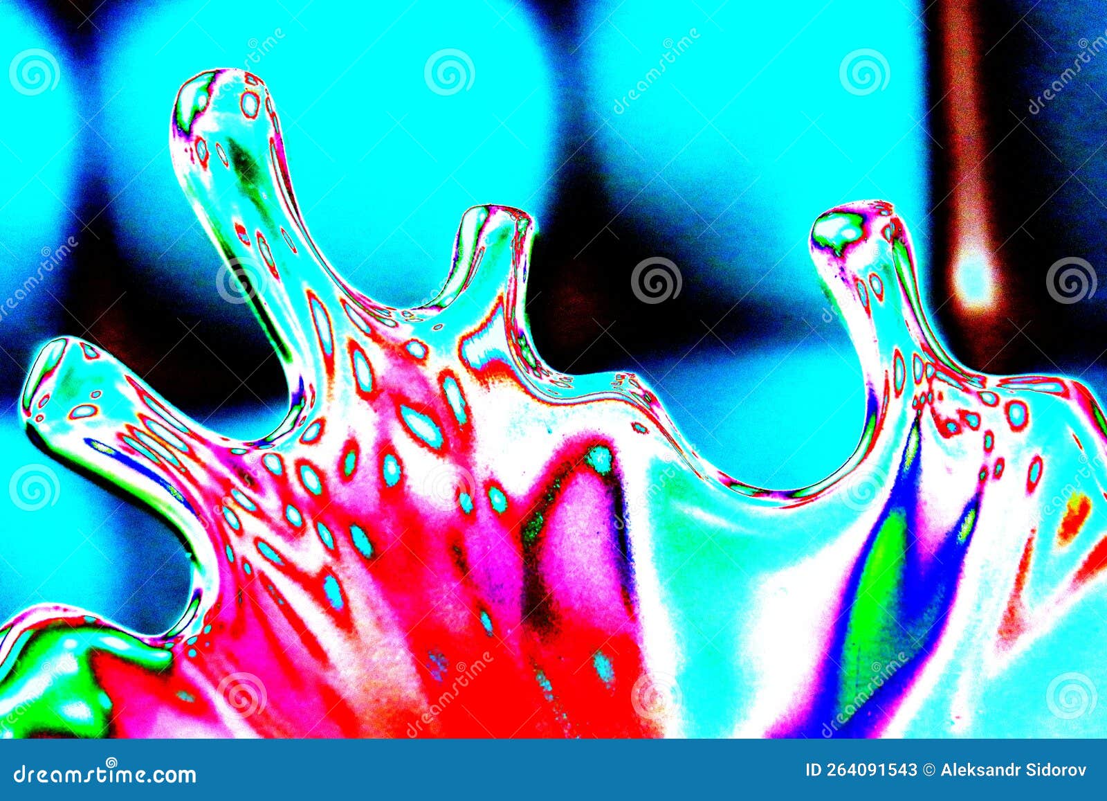 Metal Drop Splash in Hardened StateSplashes of Metal Drops in a ...
