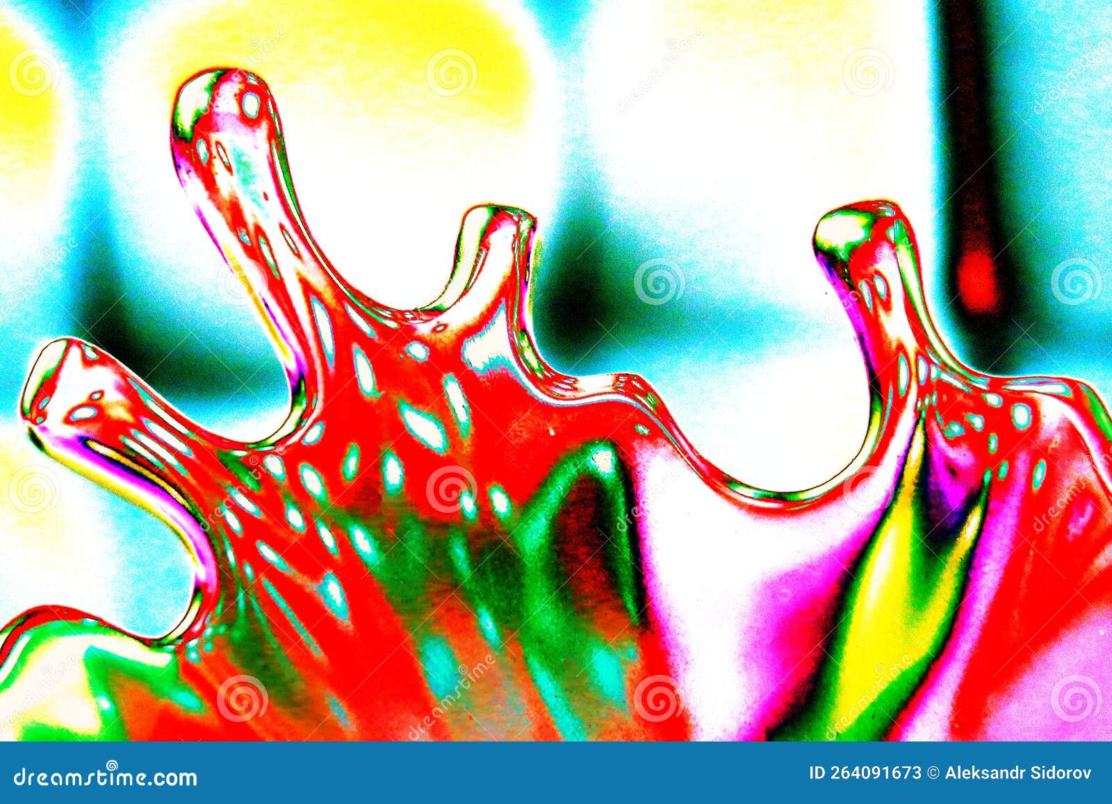 Metal Drop Splash in Hardened StateSplashes of Metal Drops in a ...