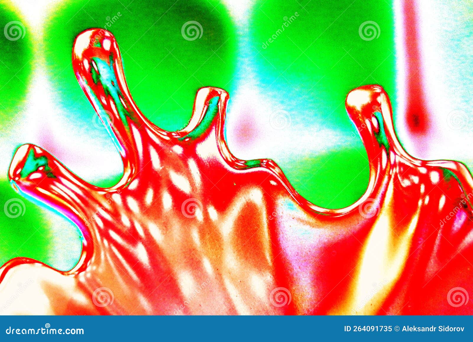 Metal Drop Splash in Hardened StateSplashes of Metal Drops in a ...