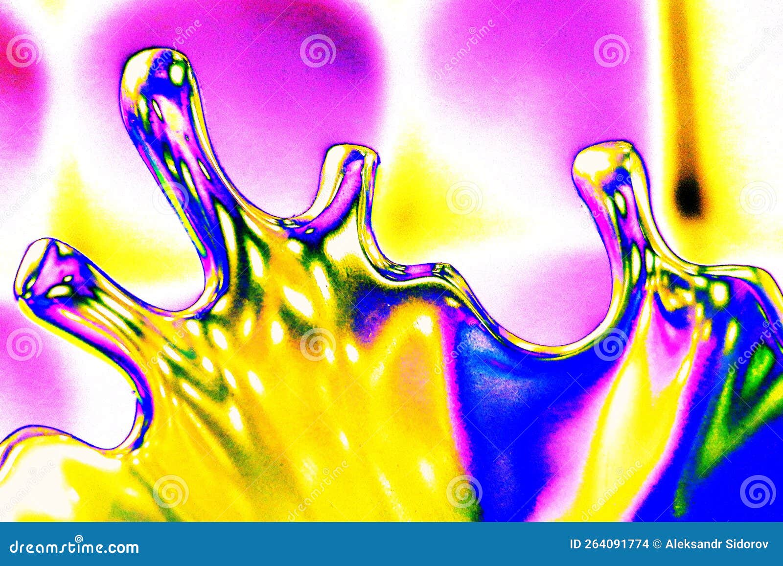 Metal Drop Splash in Hardened StateSplashes of Metal Drops in a ...