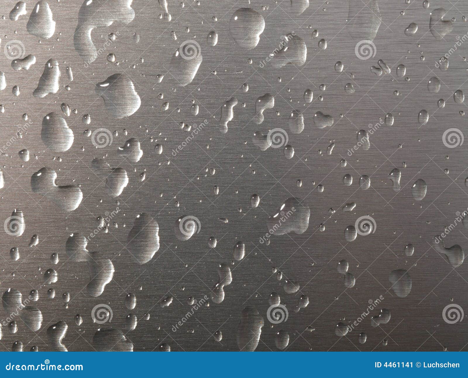 Metal and drops stock image. Image of abstract, shiny - 4461141