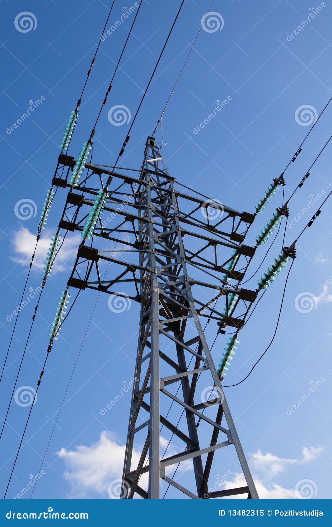 Metal Electric Pole Royalty-Free Stock Photo | CartoonDealer.com #13482315
