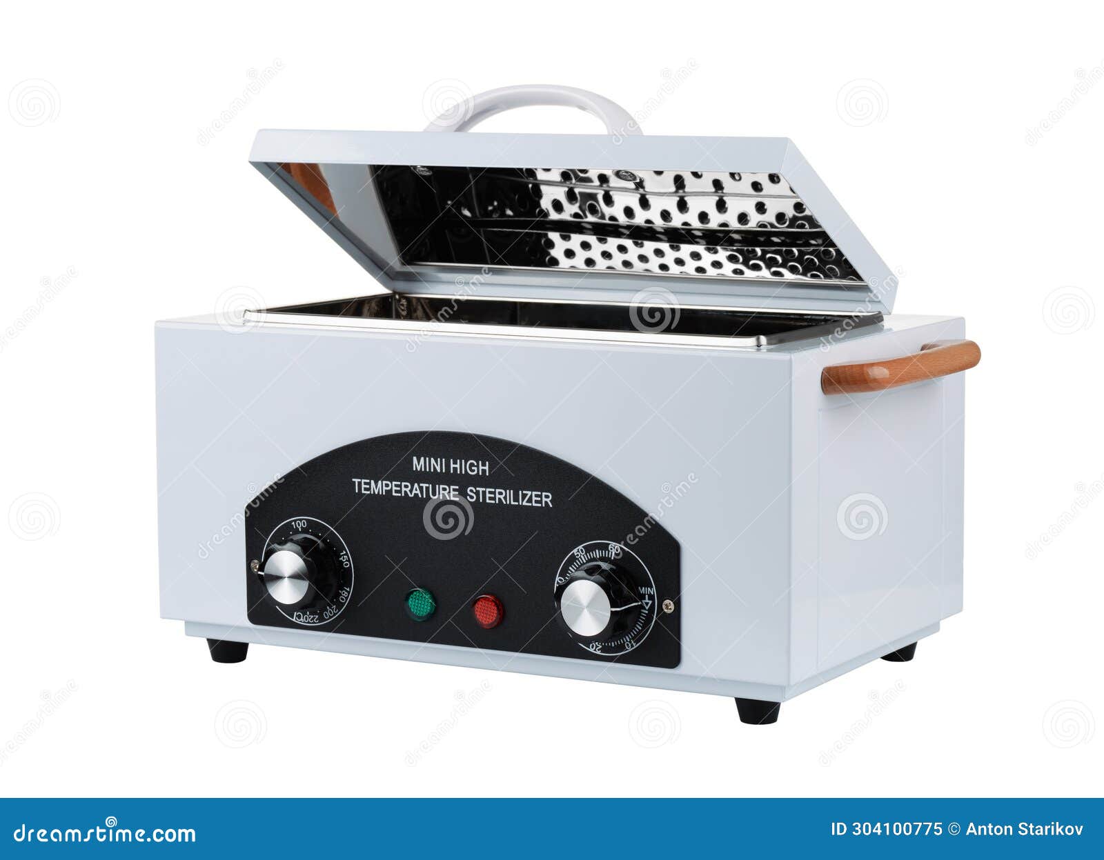 Metal electric sterilizer stock image. Image of hospital - 304100775
