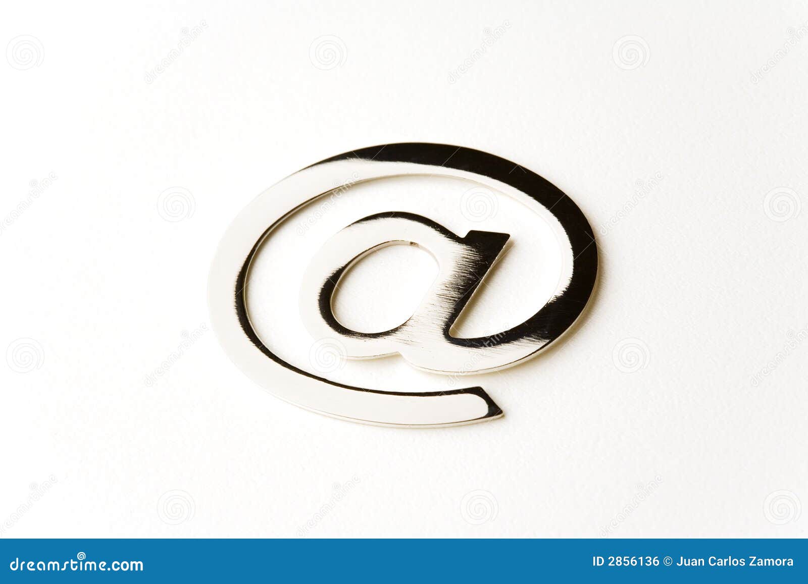 Metal email alias stock photo. Image of invitation, postal - 2856136