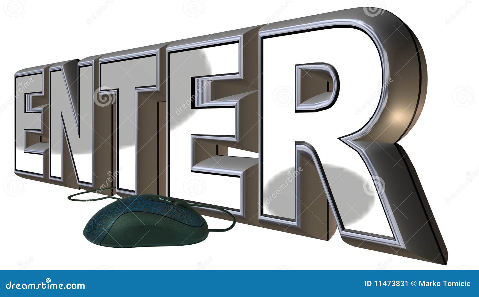 Metal enter stock illustration. Illustration of path - 11473831