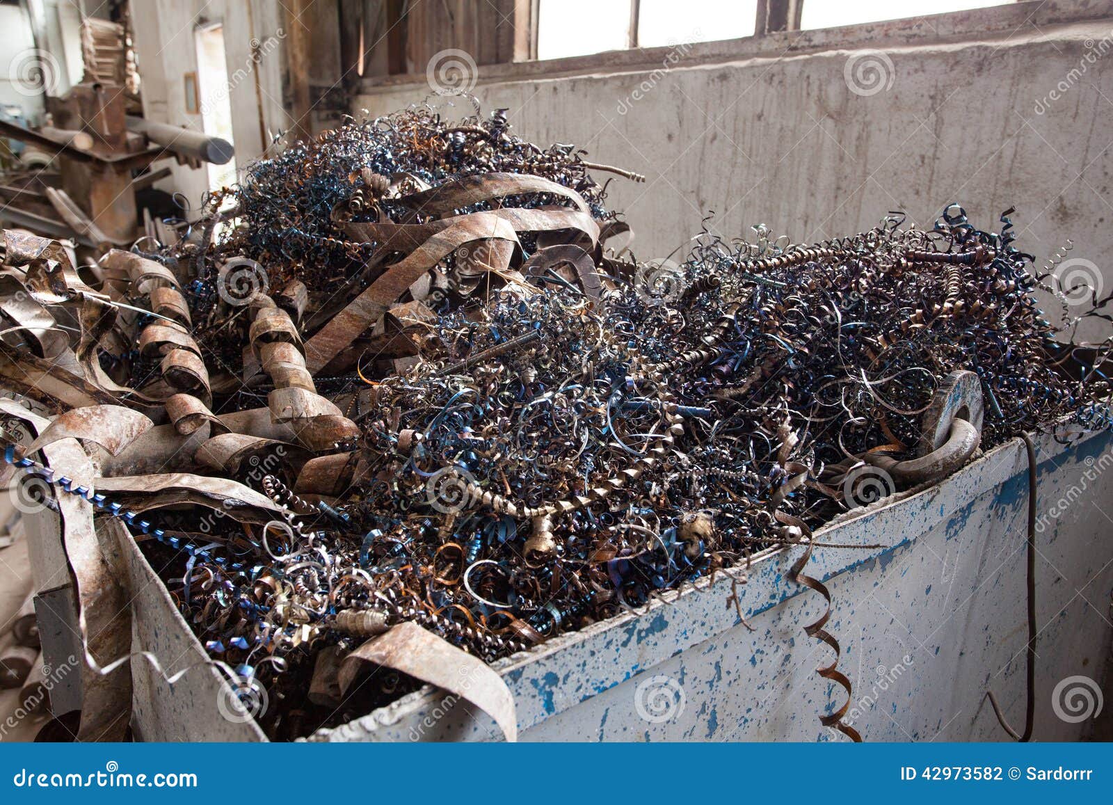 Metal factory waste stock photo. Image of dump, factory - 42973582