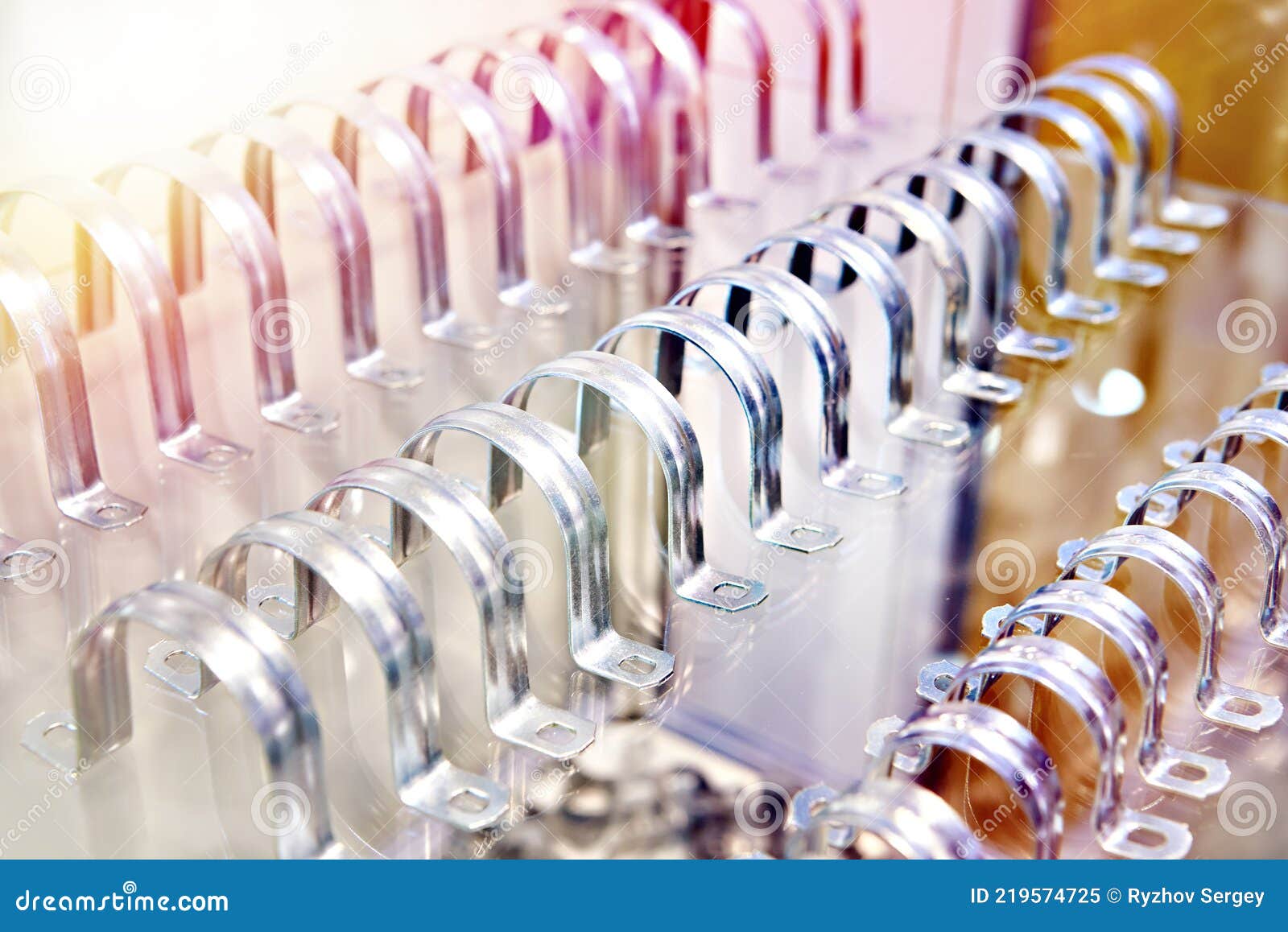 Metal Fasteners for Electrical Engineering Stock Image - Image of ...