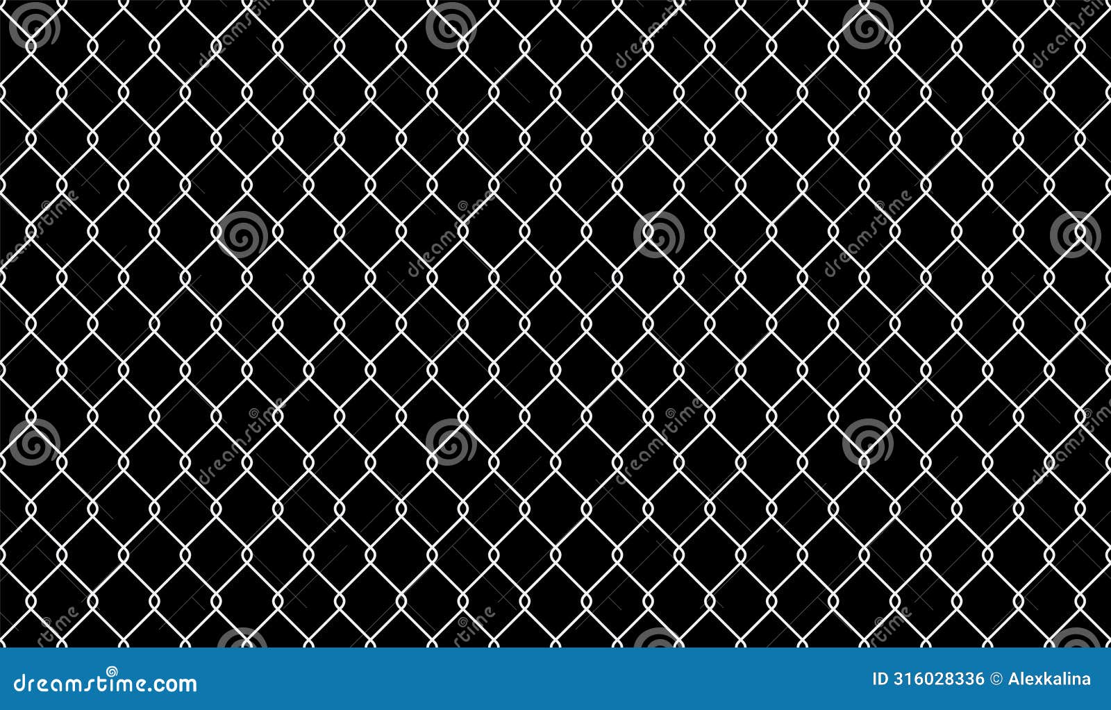 Metal Fence Background. Mesh Steel Chain Pattern Stock Vector ...