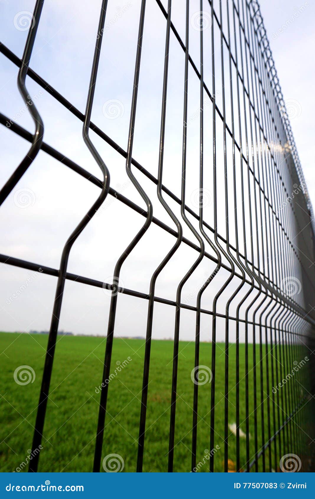 Metal fence wire stock image. Image of linkage, mesh - 77507083