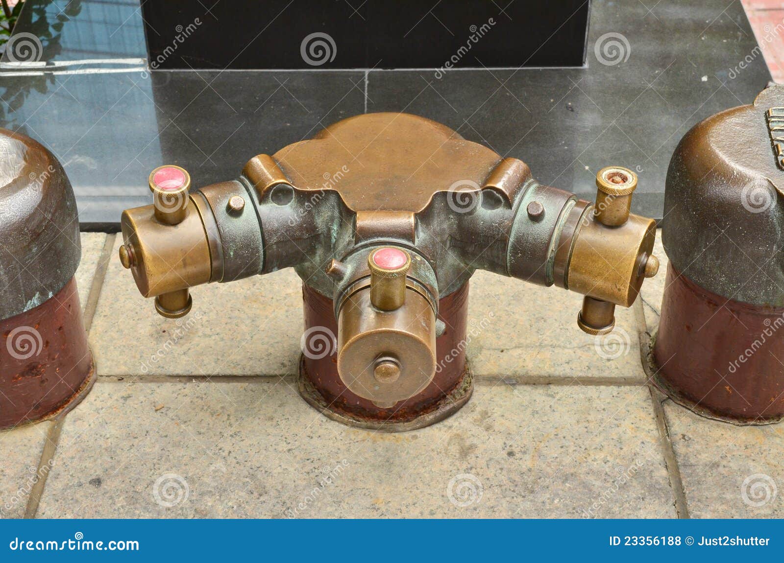 Metal Fire Escape Stairs Construction Outdoor Side Of High Building And ...