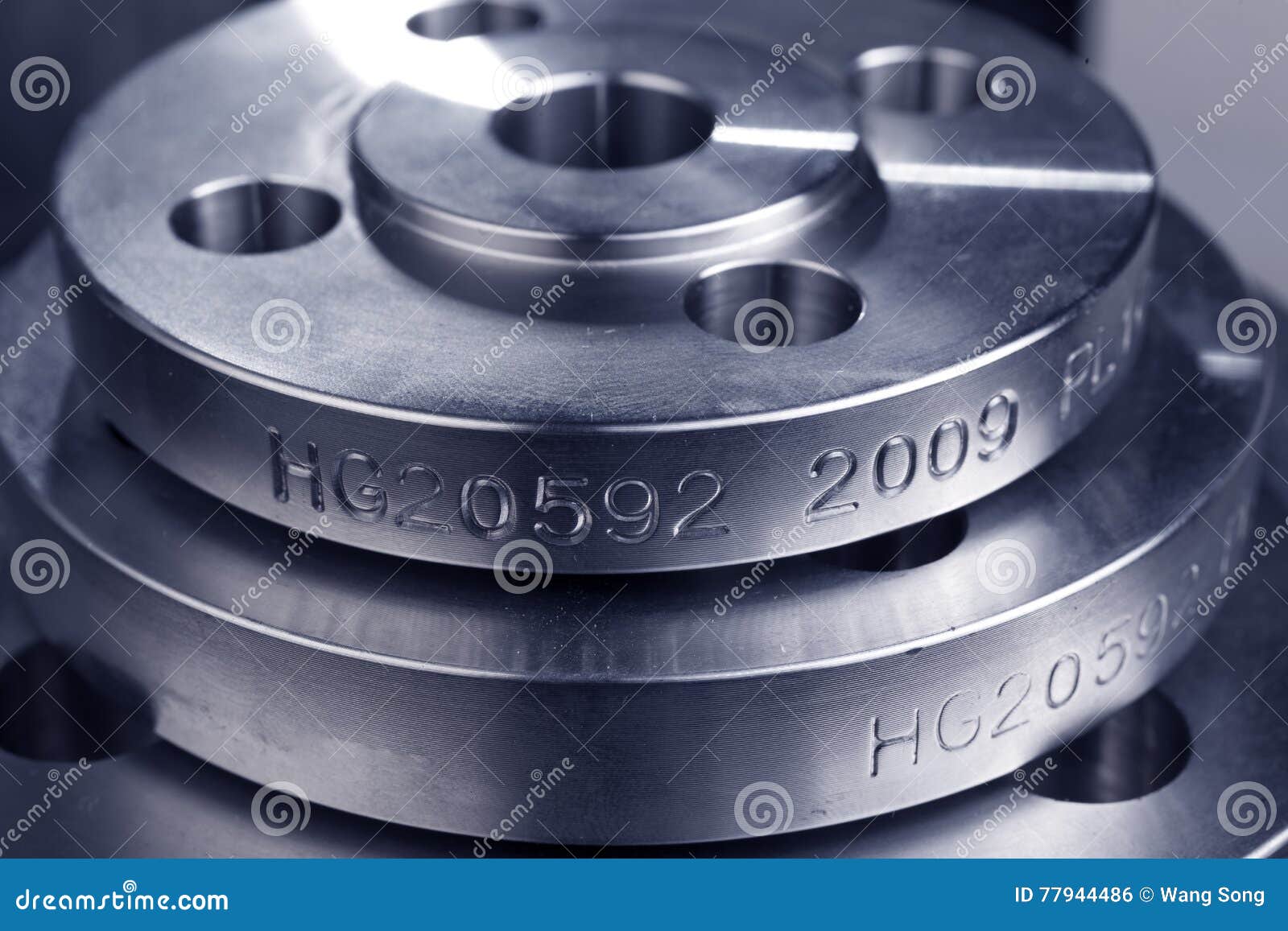 Metal flange ring stock photo. Image of spare, closeup - 77944486