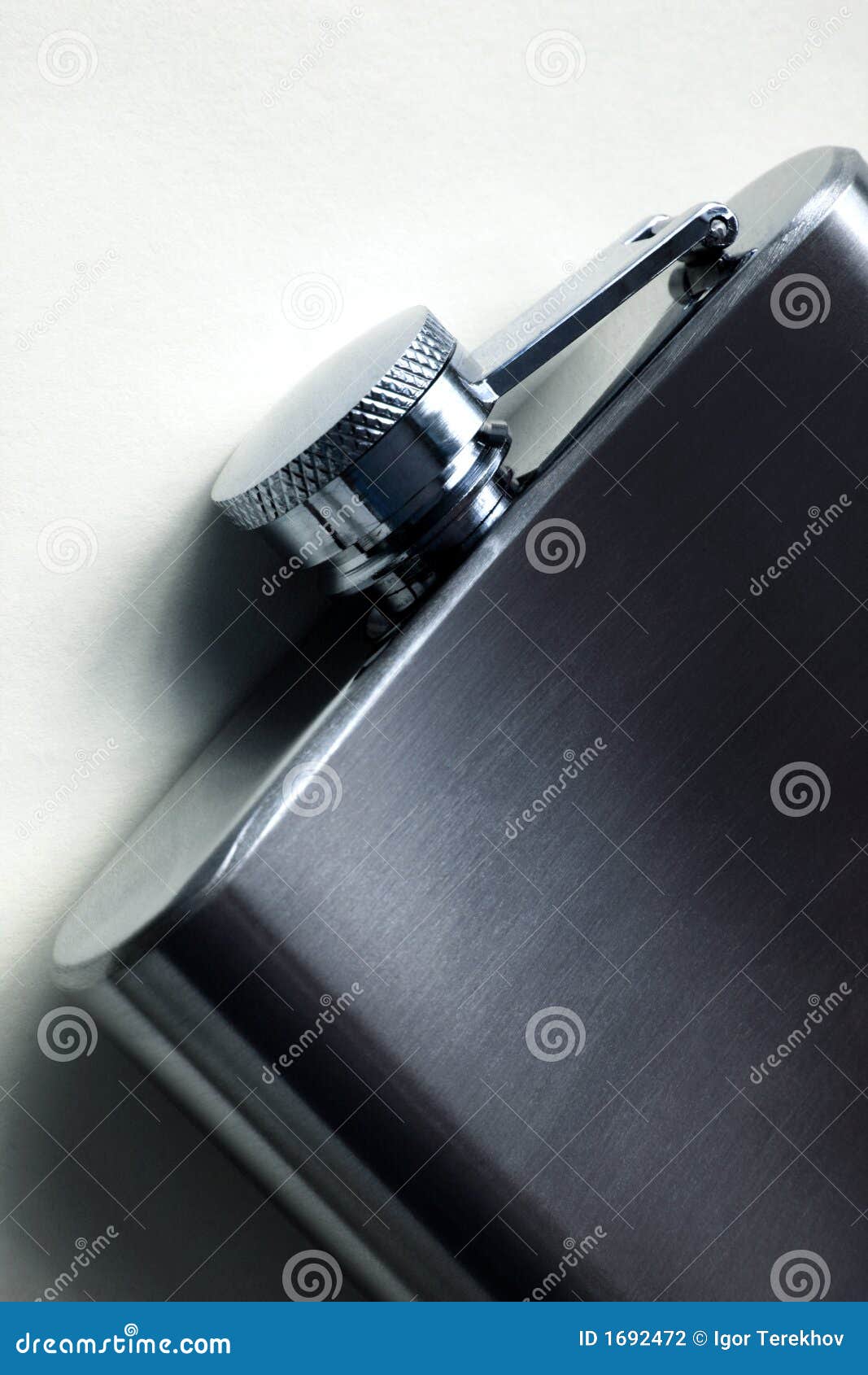 Metal flask stock photo. Image of flask, alcohol, clasp - 1692472