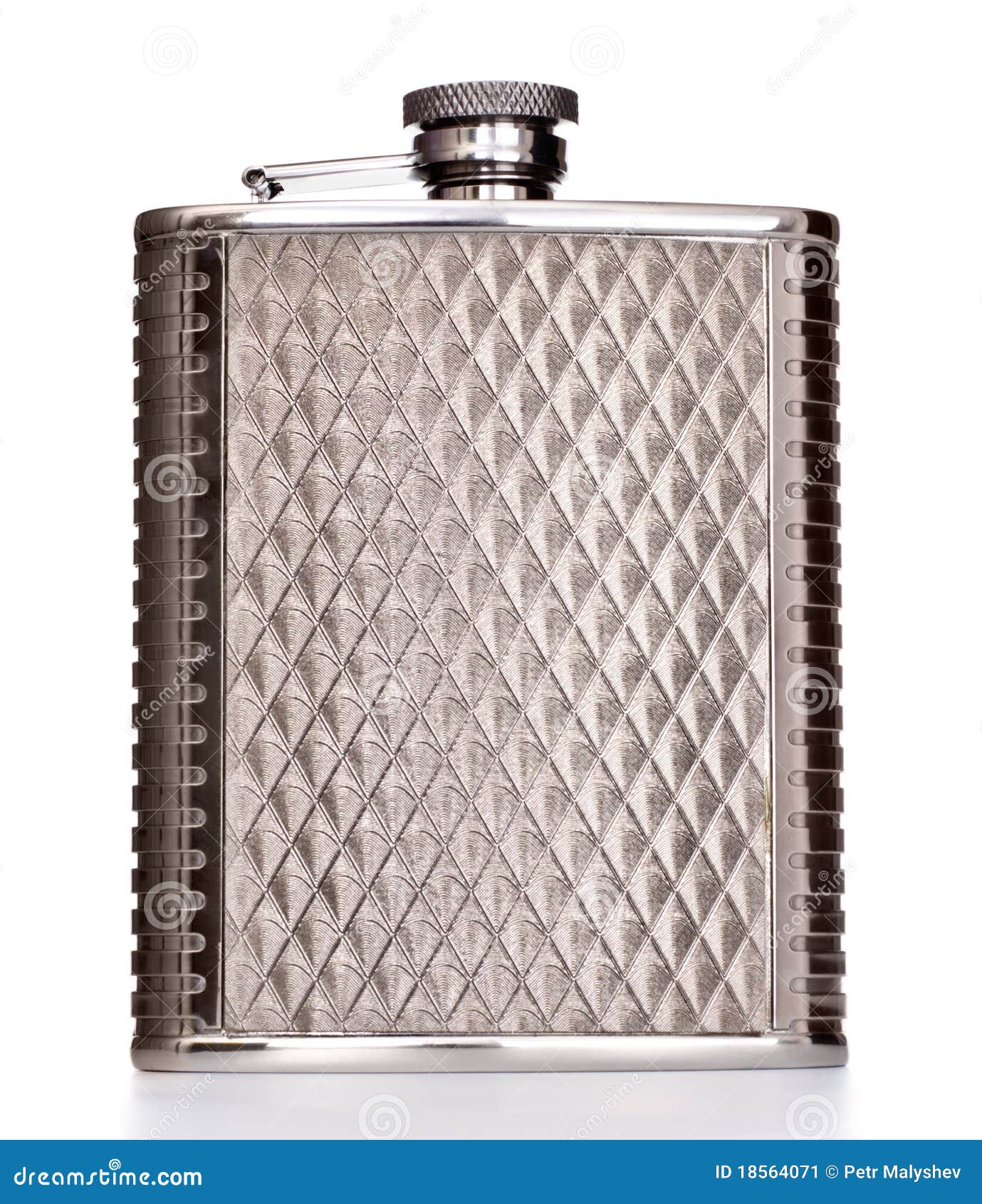 Metal Flask stock image. Image of beverage, container - 18564071