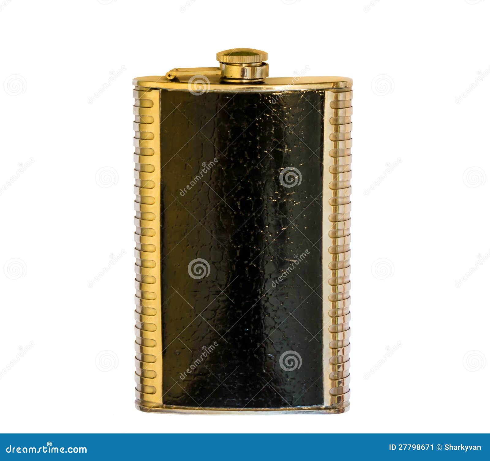 Metal flask stock image. Image of alcohol, hard, steel - 27798671
