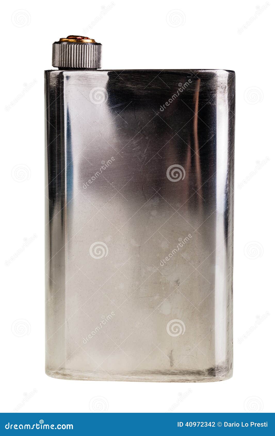 Metal flask stock photo. Image of hipflask, close, metallic - 40972342
