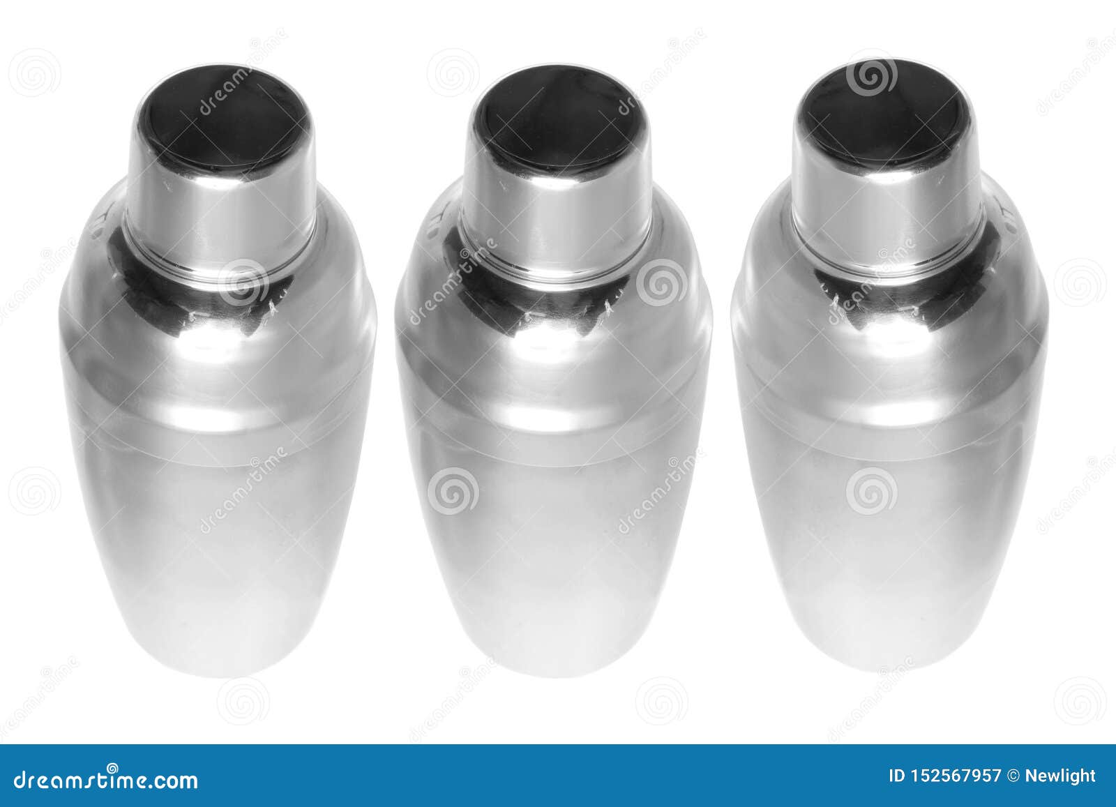 Metal Flasks stock image. Image of stainless, studio - 152567957