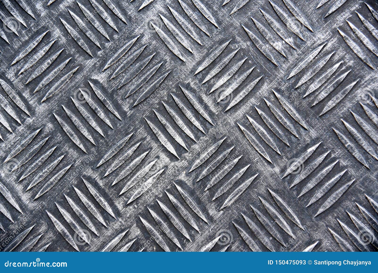 Metal Floor Plate with Diamond Pattern,iron Texture. Stock Image ...