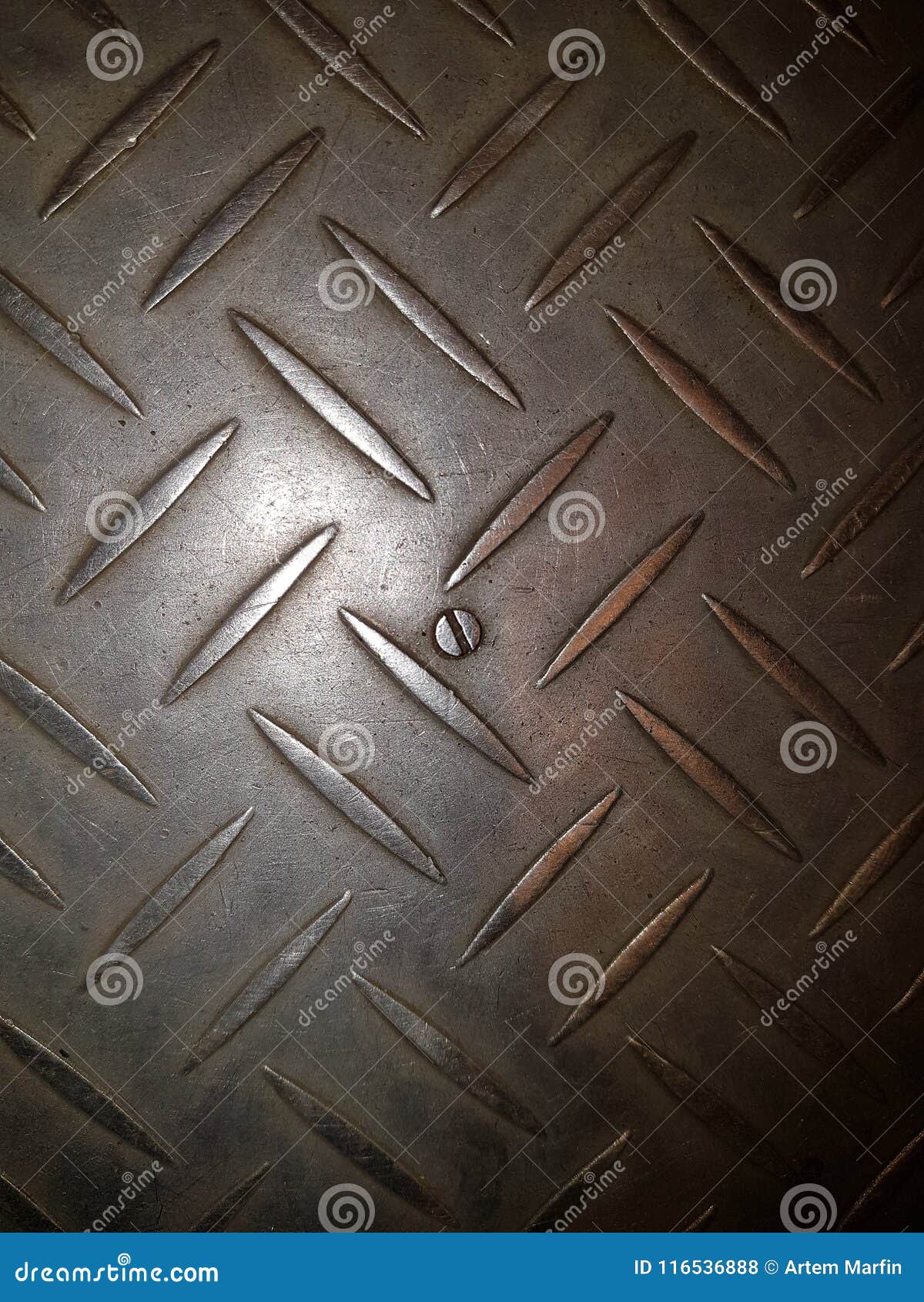 Metal Floor with a Raised Surface Stock Photo - Image of metal, surface ...