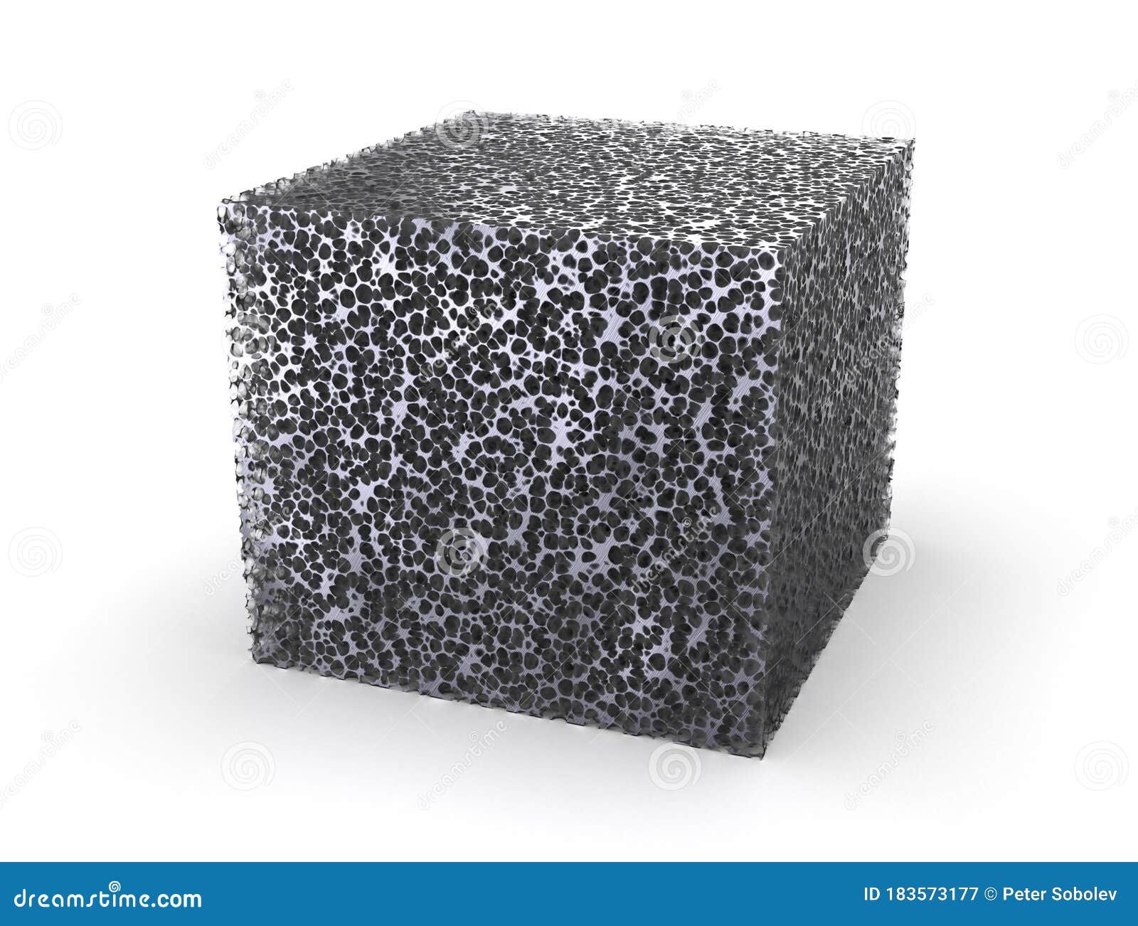 Metal Foam Celullar Structure Stock Image - Image of white, industrial ...