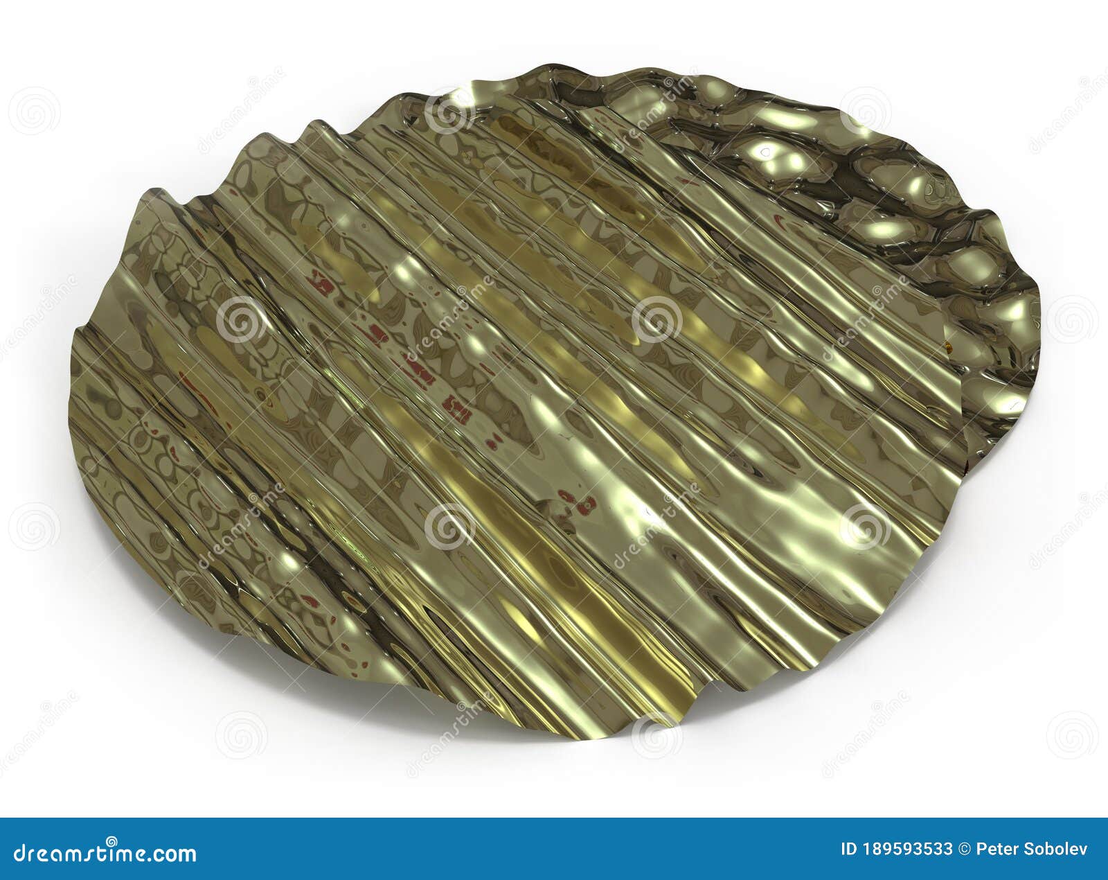 Metal foil samples stock image. Image of disc, metal - 189593533
