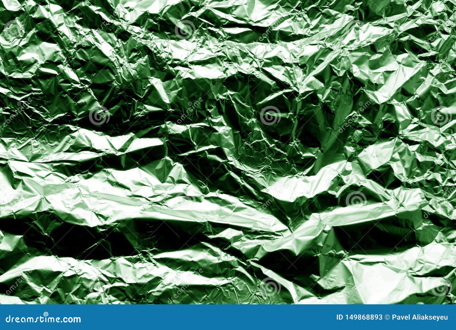 Metal Foil Texture in Green Color Stock Image - Image of gradient ...