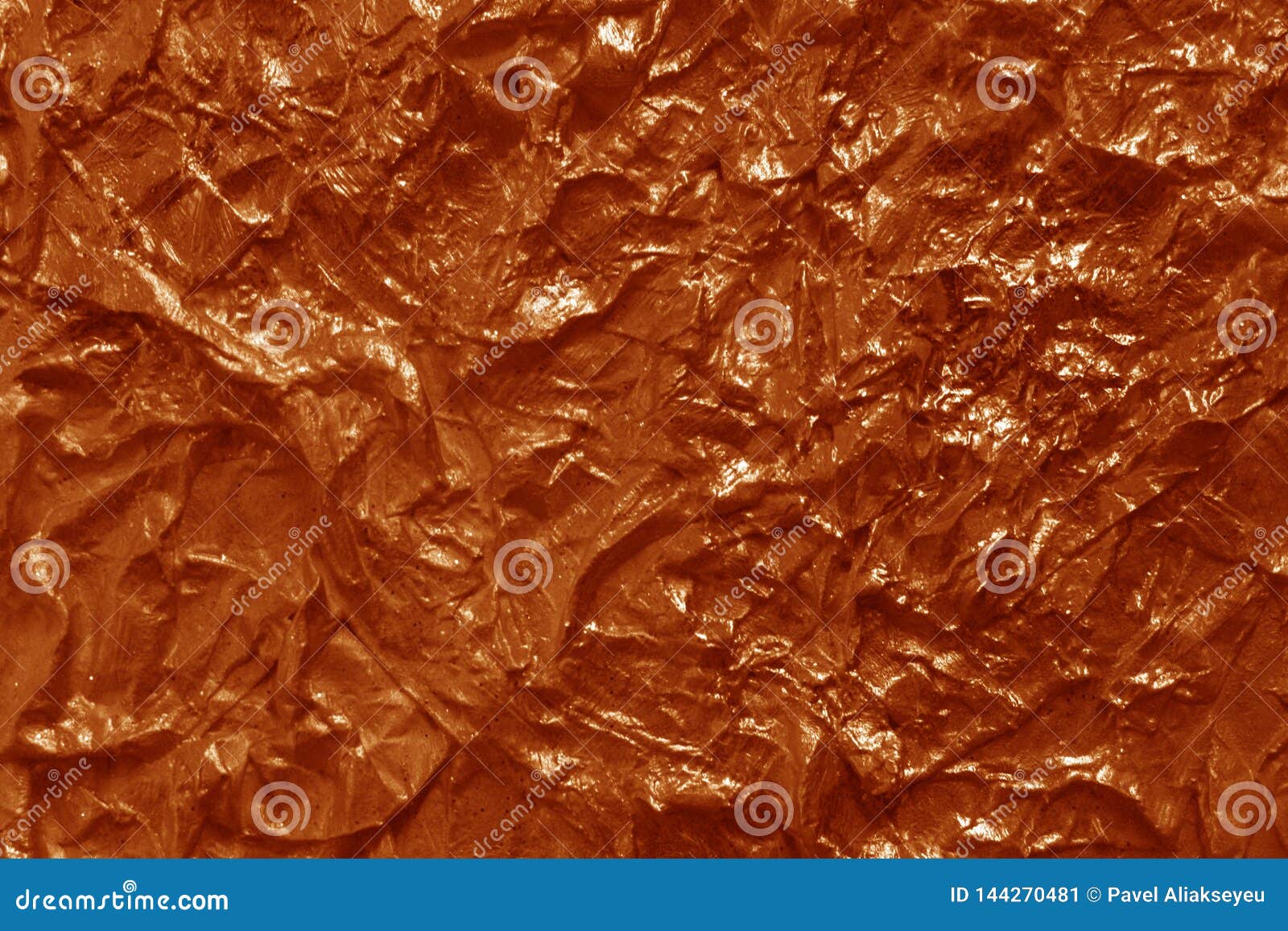 Metal Foil Texture in Orange Color Stock Image - Image of bright, blank ...