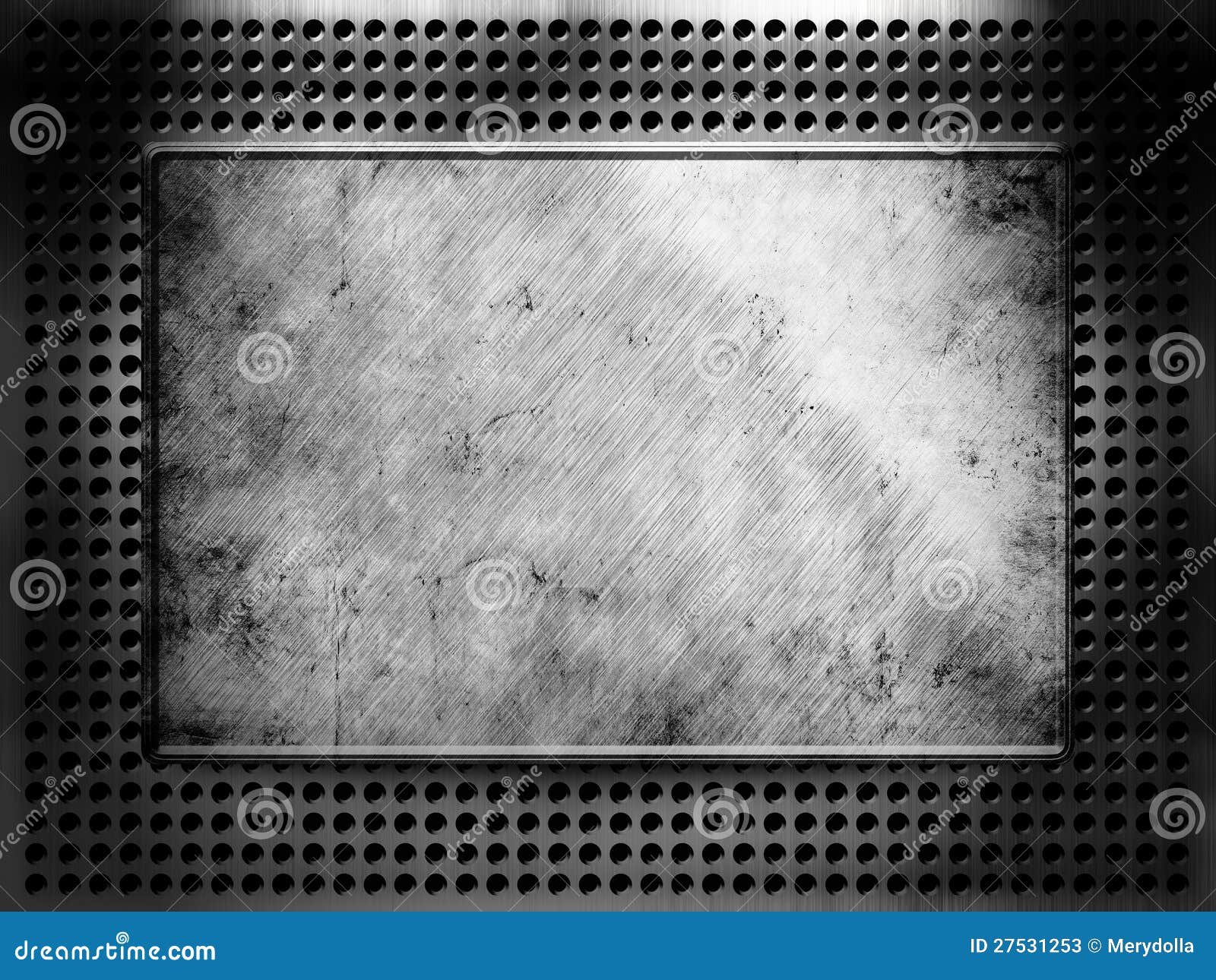 Metal frame stock image. Image of iron, metallic, panel - 27531253