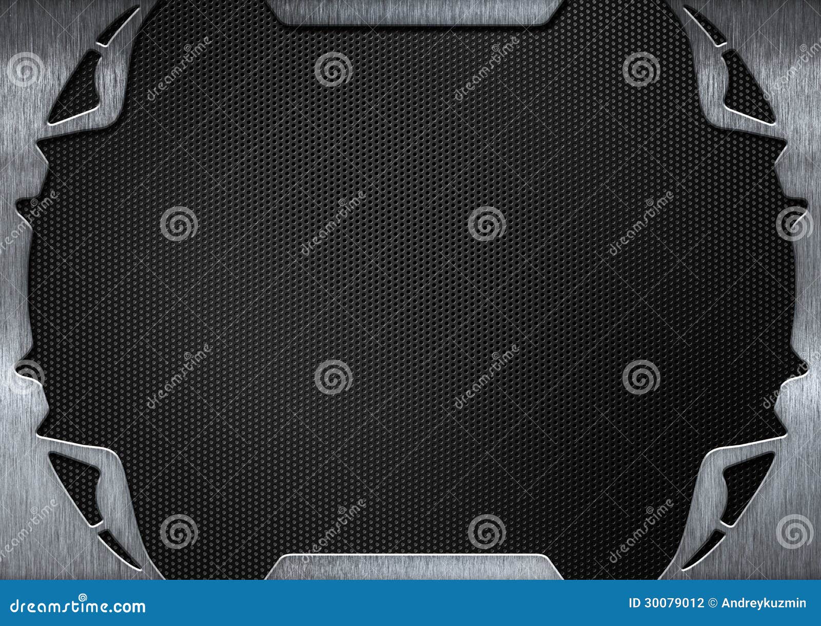 Metal Frame Abstract Background Stock Illustration - Illustration of ...