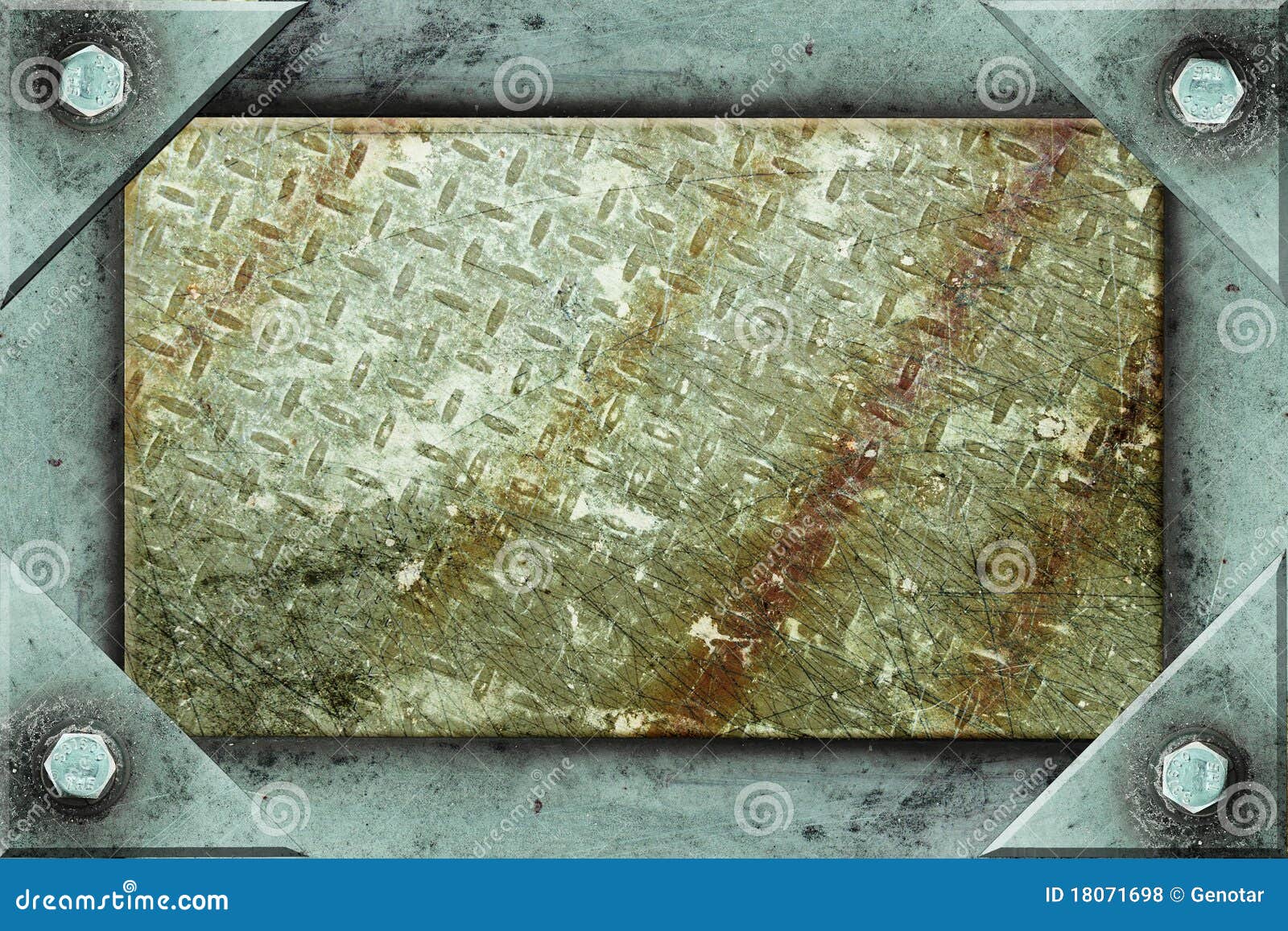 Metal Frame Background stock illustration. Illustration of elegant ...