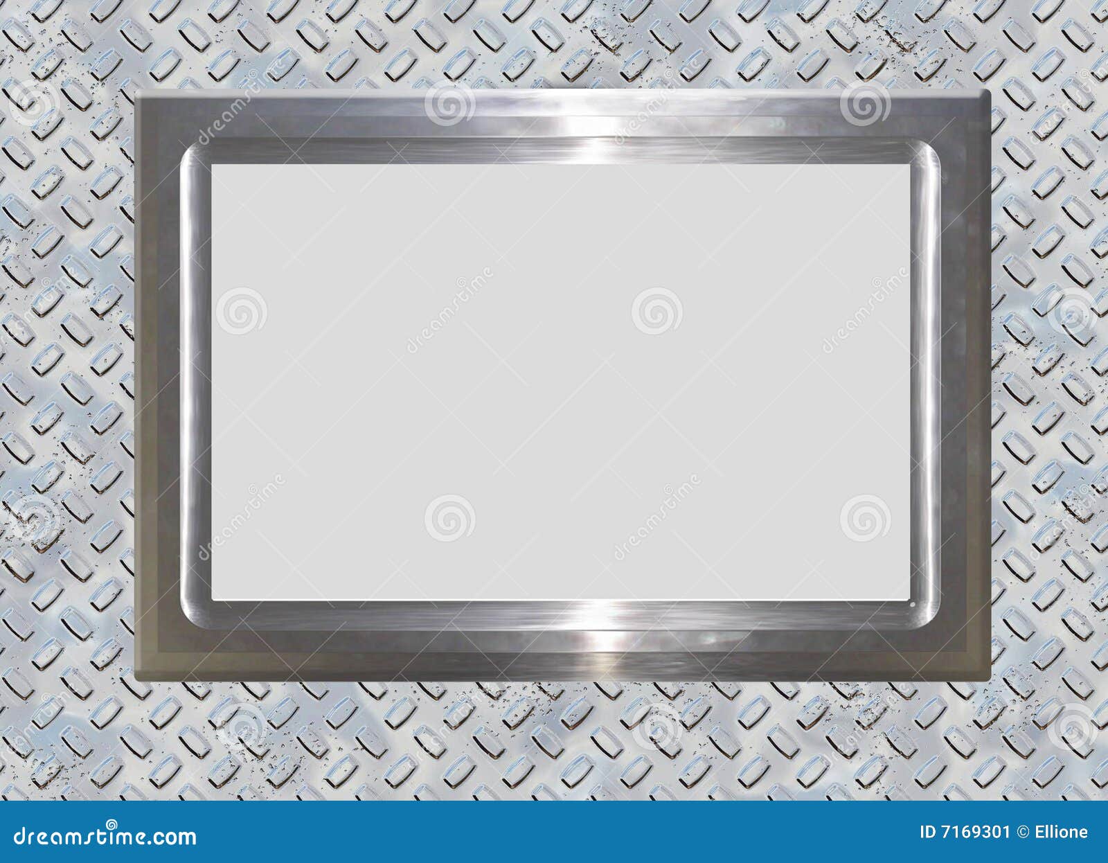 Metal frame and background stock illustration. Illustration of ...
