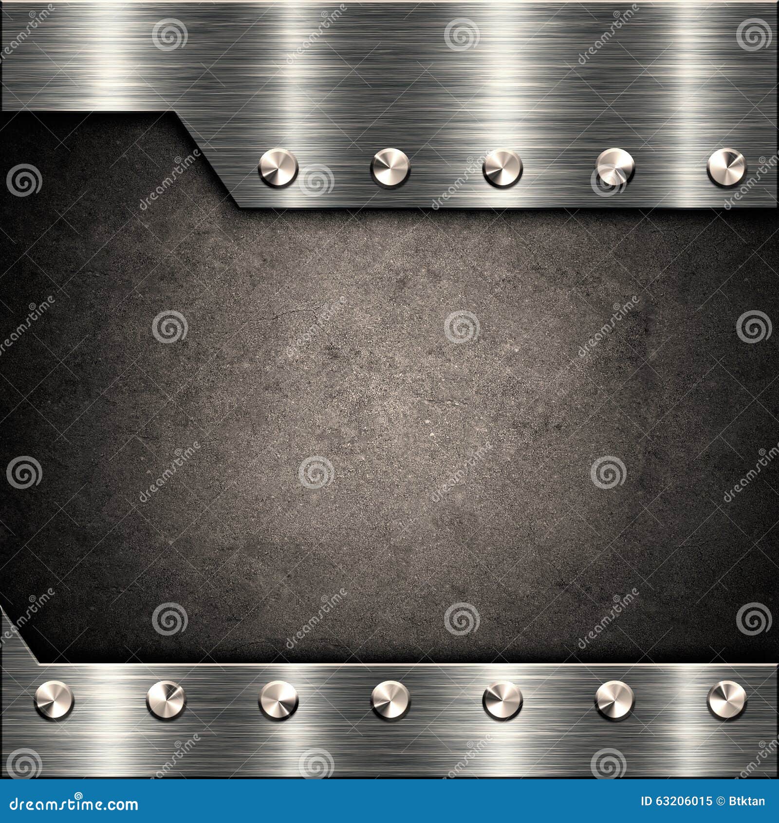 Metal frame stock illustration. Illustration of gray - 63206015