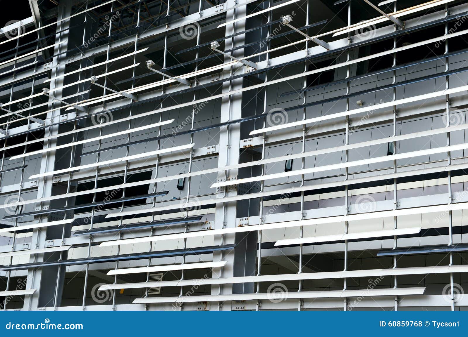 The Metal Frame of Building Stock Photo - Image of modern, commercial ...