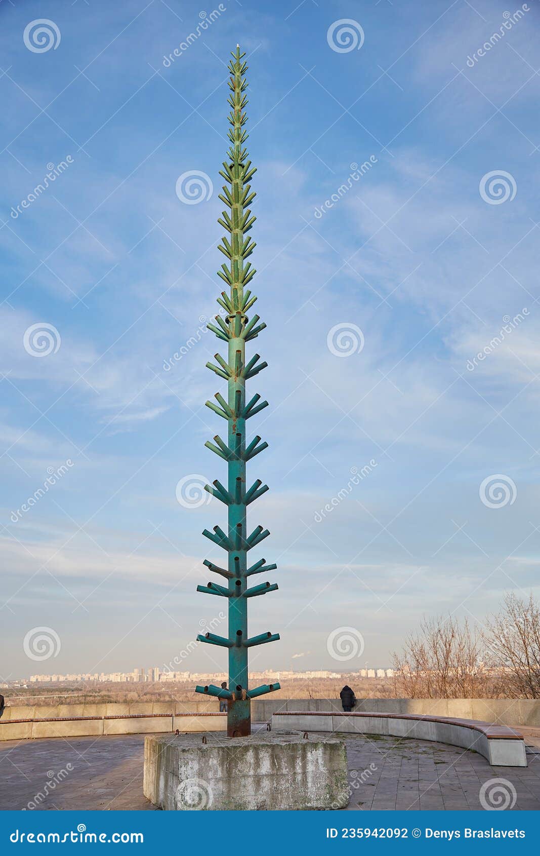 Metal Frame for Christmas Tree Stock Photo - Image of gold, group ...