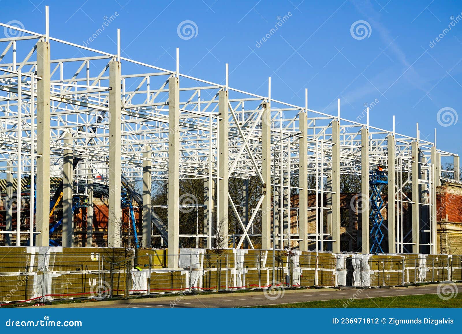 Metal Frame Constructions on Reinforced Concrete Supports, Sandwich ...