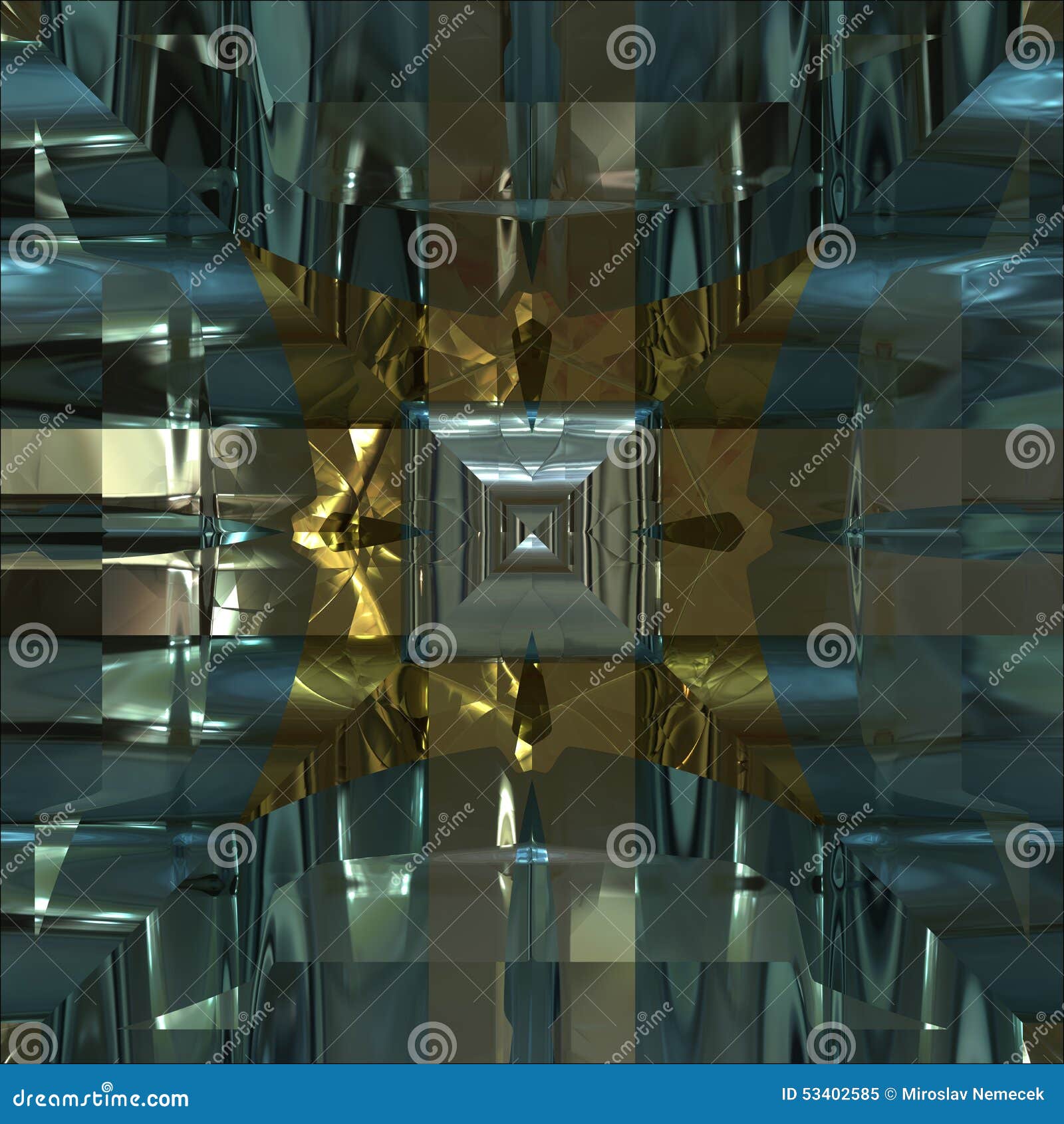 Metal Frame Generated Texture Stock Illustration - Illustration of ...