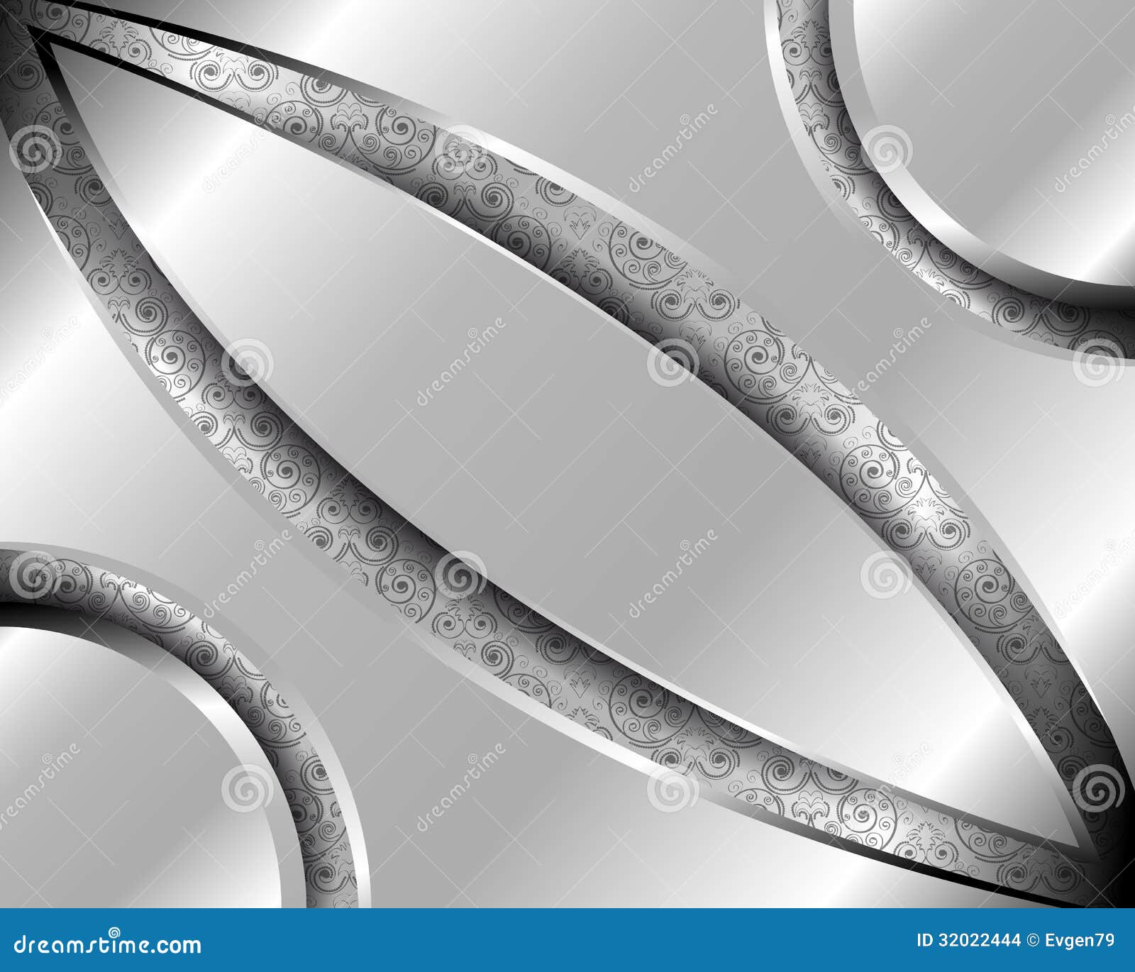 Metal Frame with a Pattern 5 Stock Vector - Illustration of copy ...