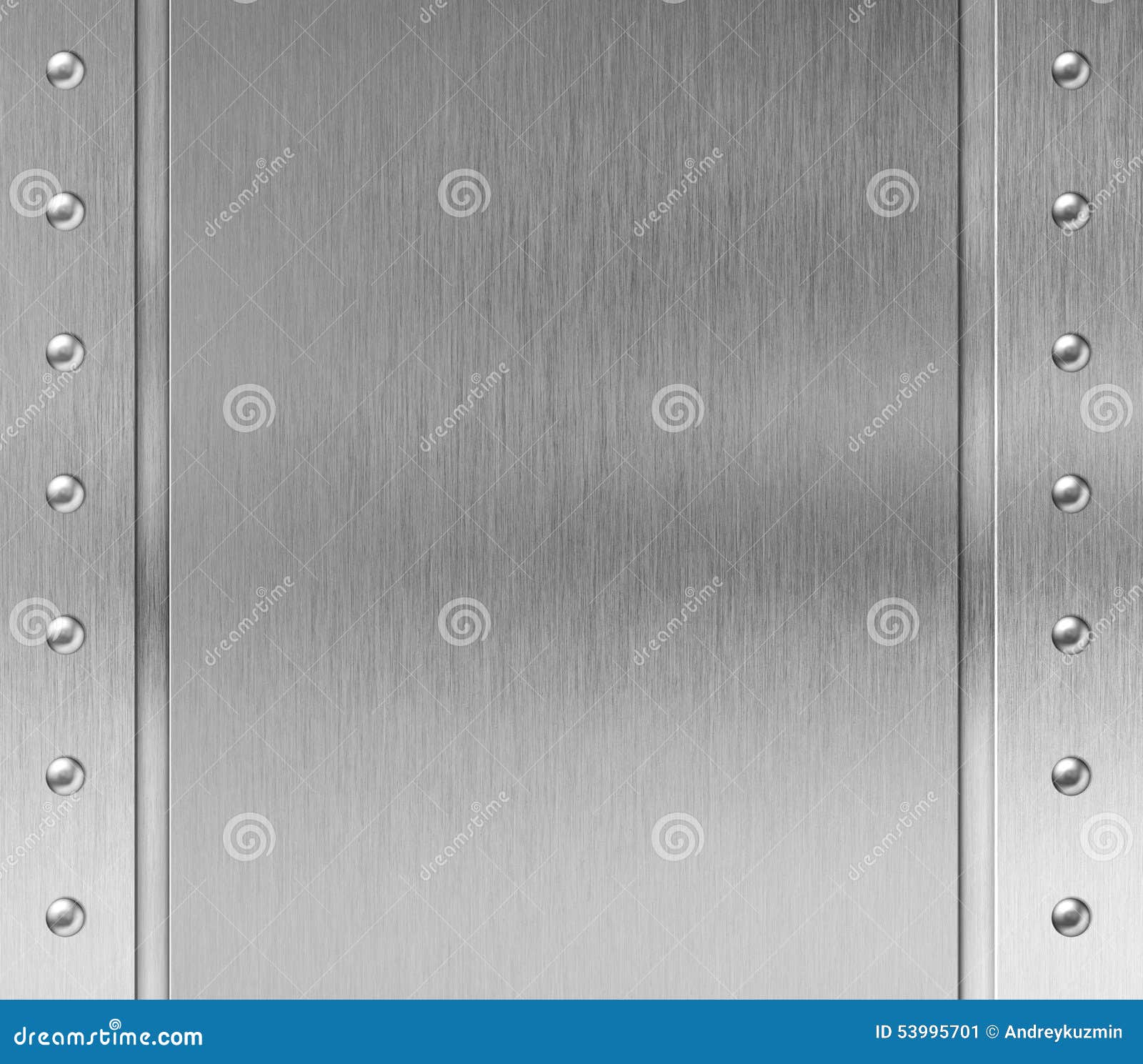 Metal Frame with Rivets Background Stock Image - Image of dark, metal ...