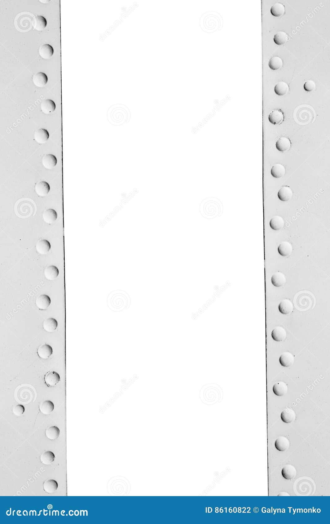 Metal Frame with Rivets and Space for Text Stock Photo - Image of ...