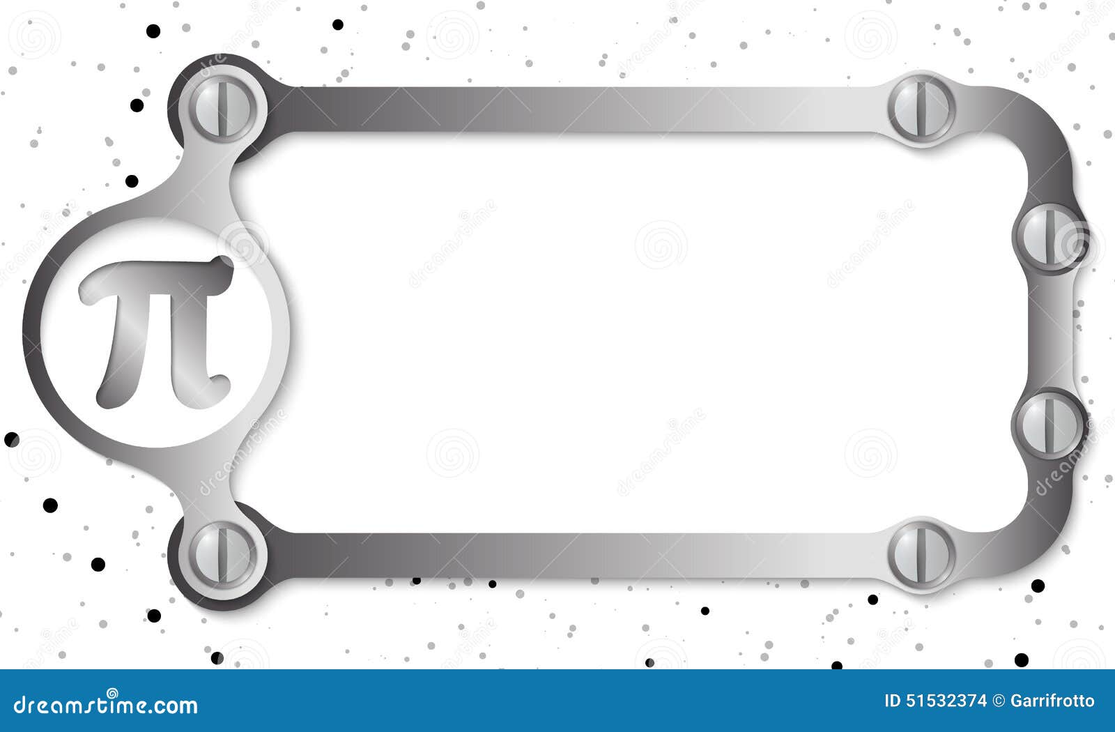 Metal frame stock vector. Illustration of border, hardware - 51532374