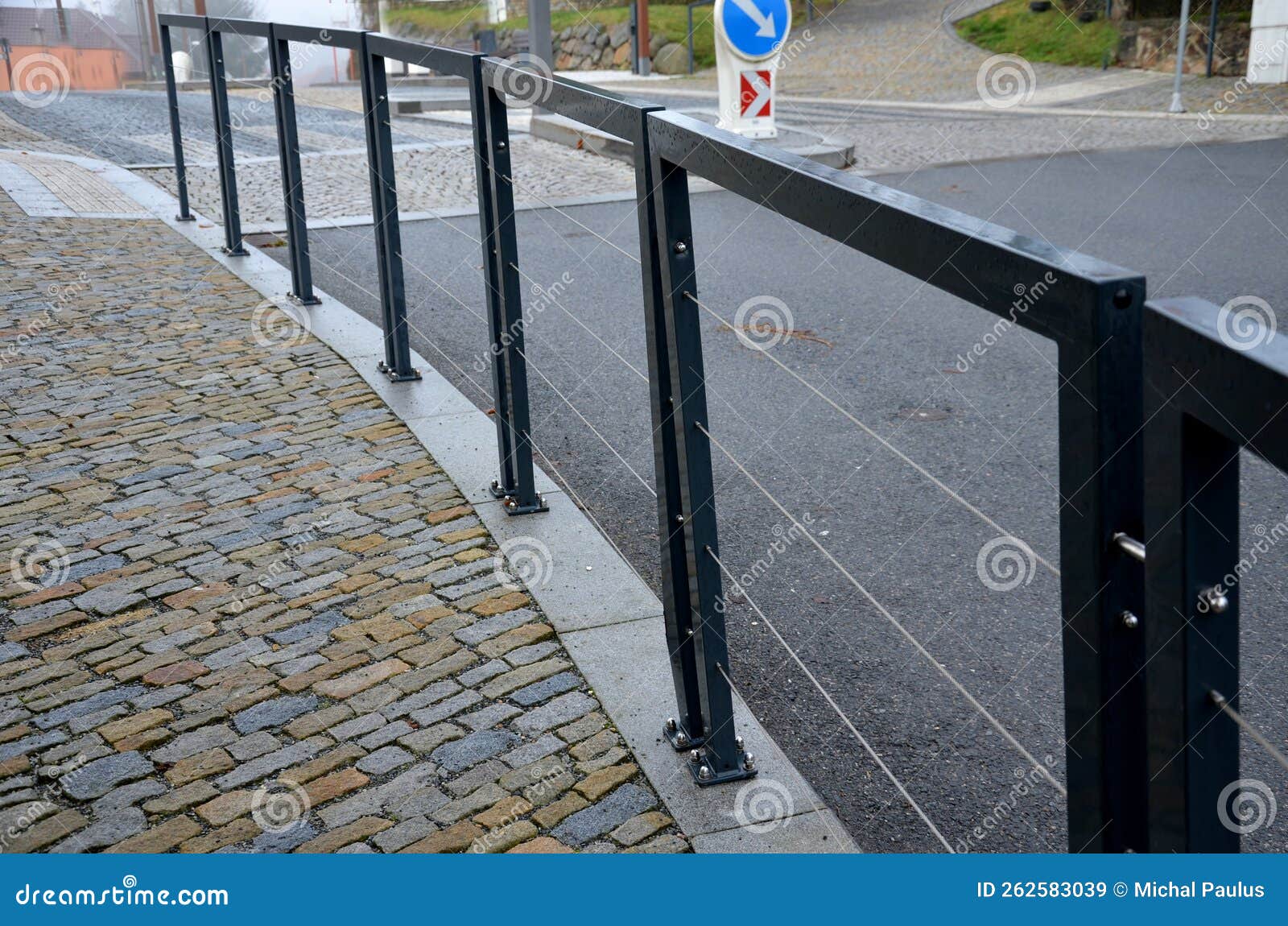 Metal Frames of Railings are Visually Lightened by Elegant Stock Image ...
