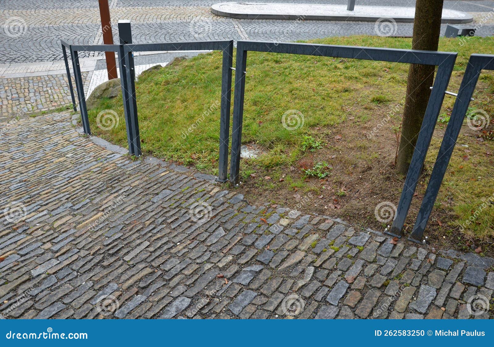 Metal Frames of Railings are Visually Lightened by Elegant Stock Photo ...