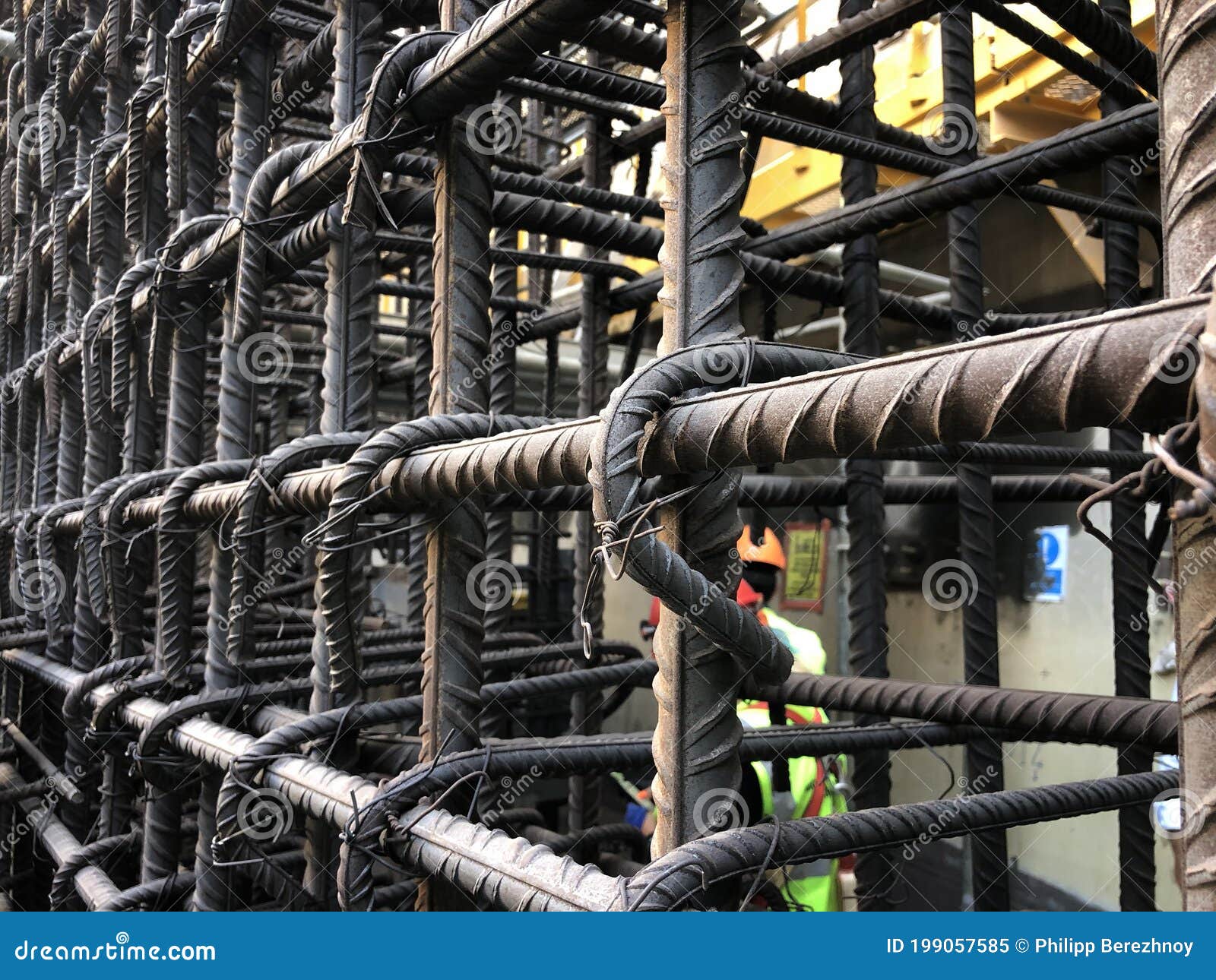 Metal Framework of Concrete Monolithic Structure.Reinforcement of ...