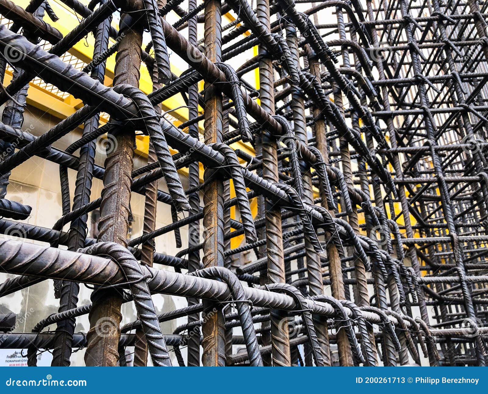 Metal Framework of Concrete Monolithic Structure.Reinforcement of ...