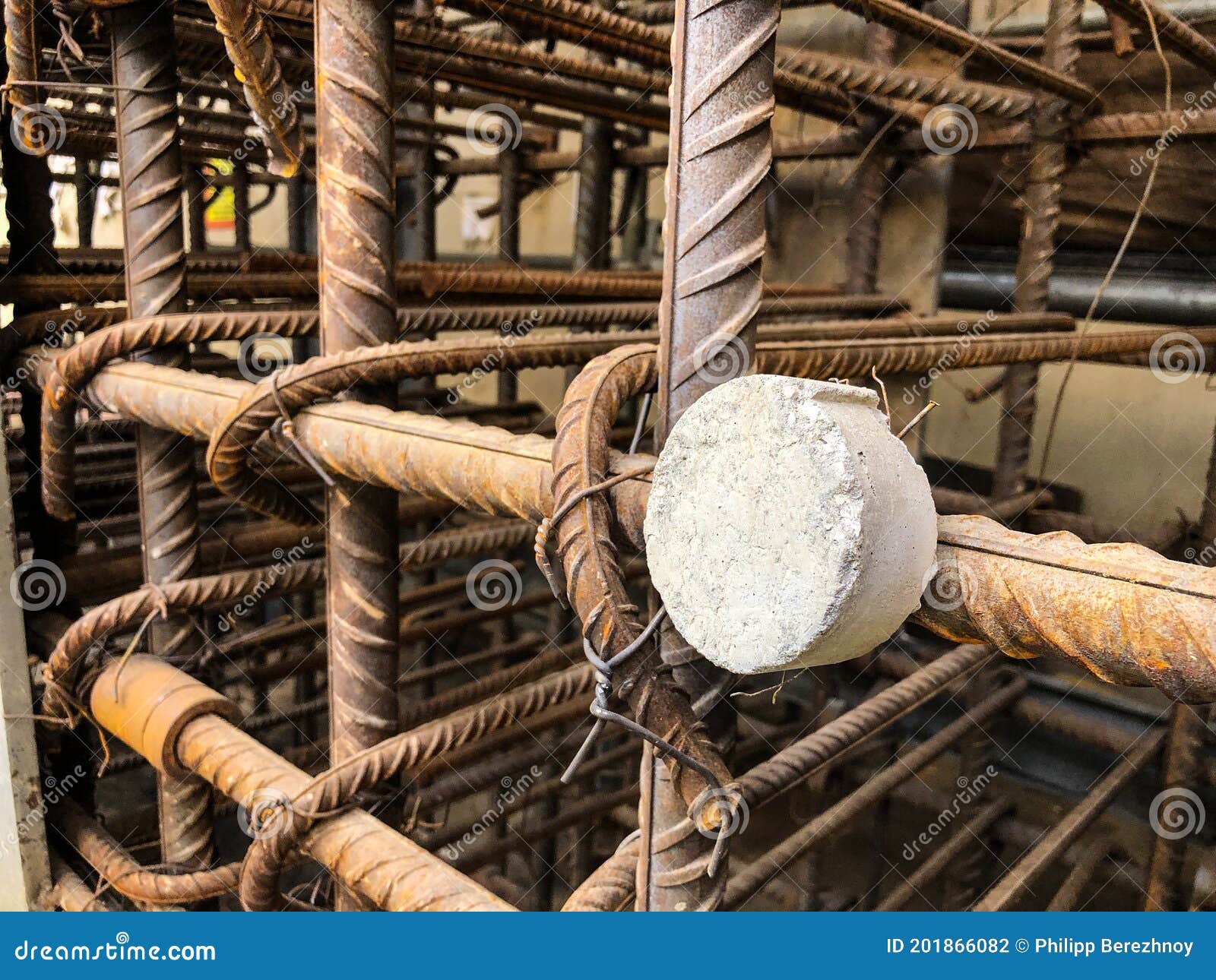 Metal Framework of Concrete Monolithic Structure.Reinforcement of ...