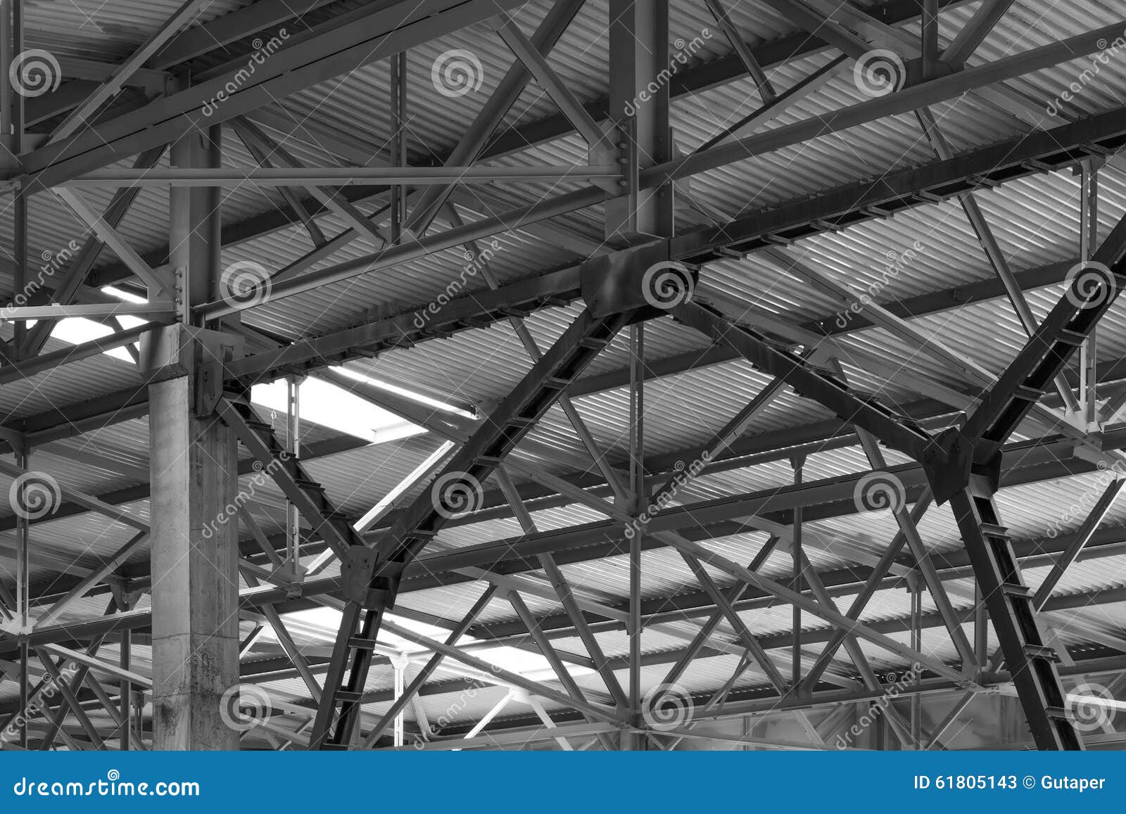 Metal framework stock image. Image of body, crosspiece - 61805143