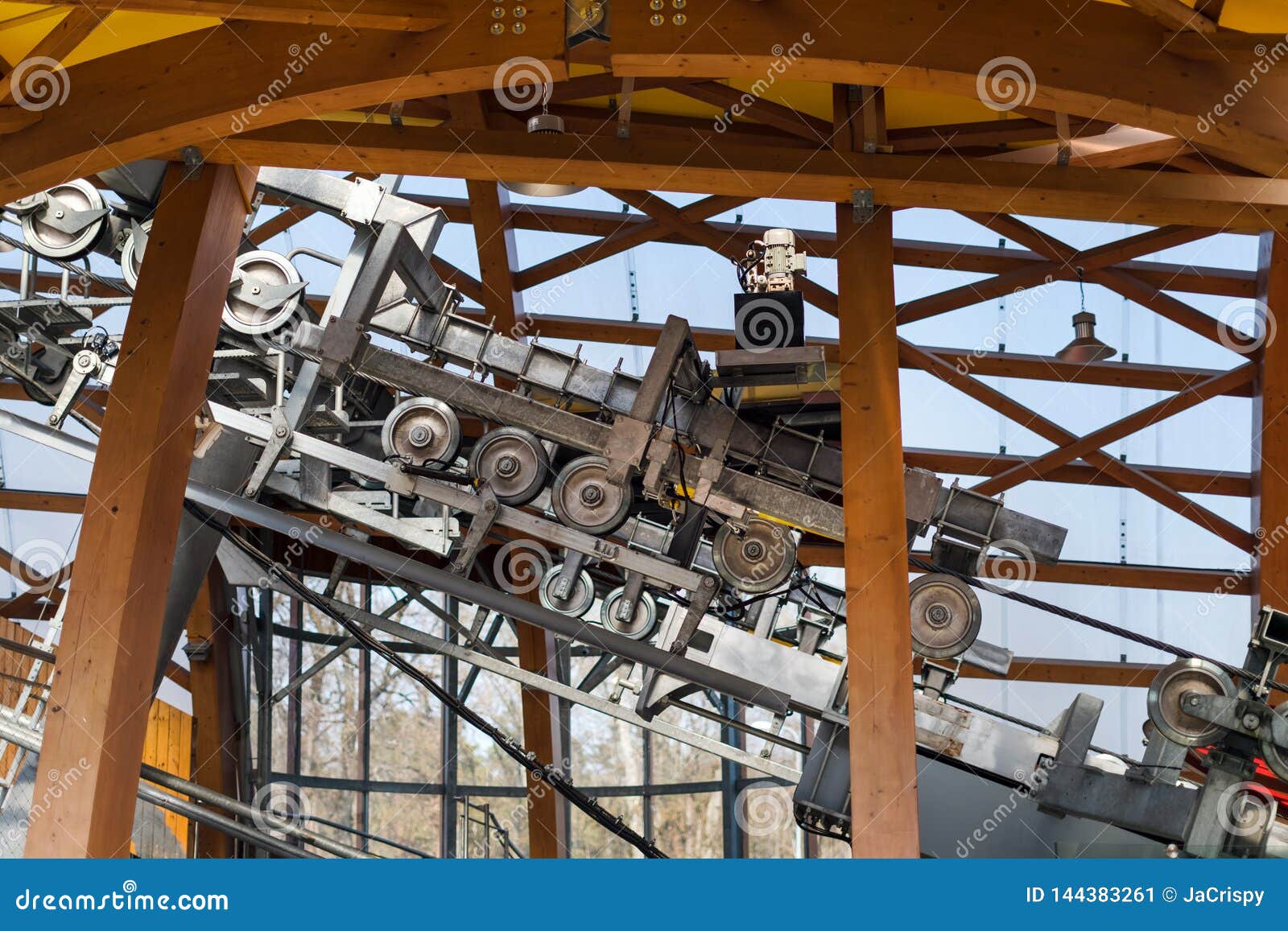 Rotating Wheels Of Chewing Gum Vending Machine Stock Image ...