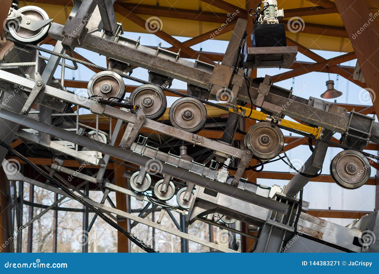Rotating Wheels Of Chewing Gum Vending Machine Stock Image ...