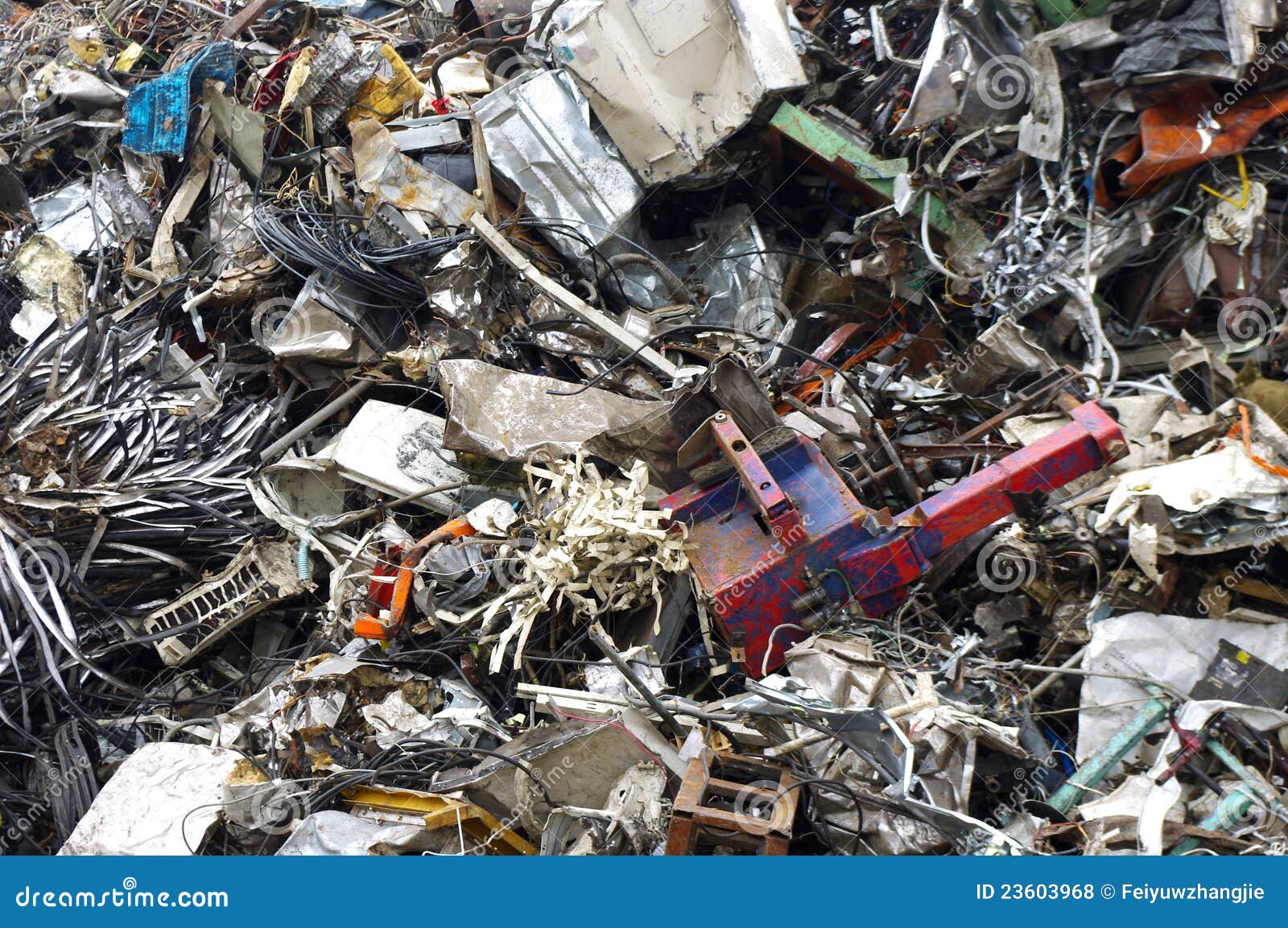 Metal garbage stock photo. Image of grungy, metallic - 23603968